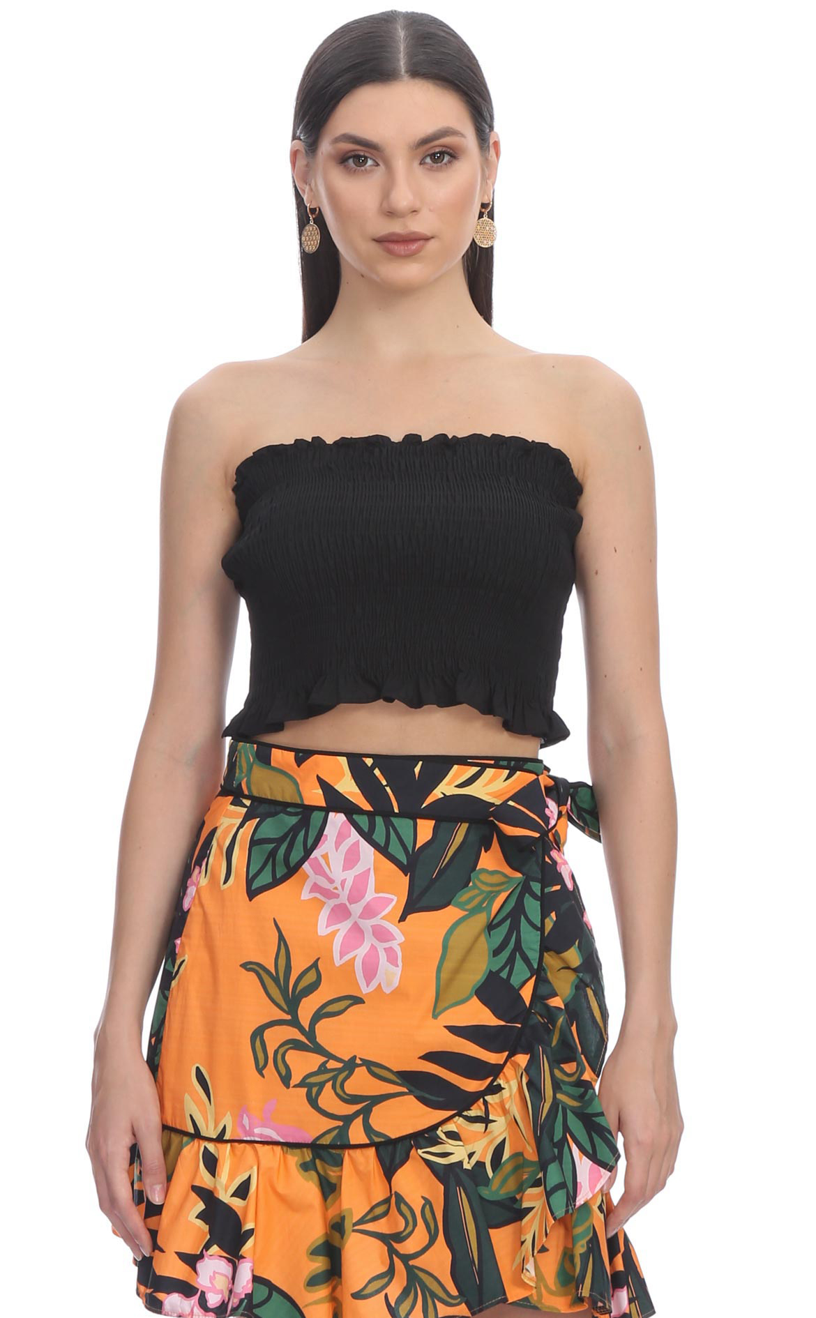 All Sences-All Sences Siyah Crop Üst All Sences-All Sences Siyah Crop Üst