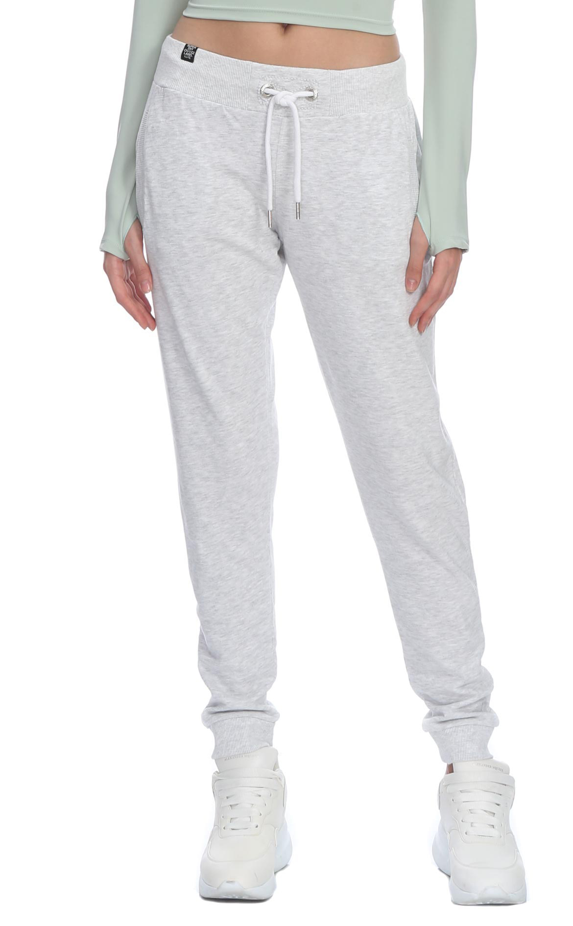 Superdry-Superdry Gri Eşofman Altı