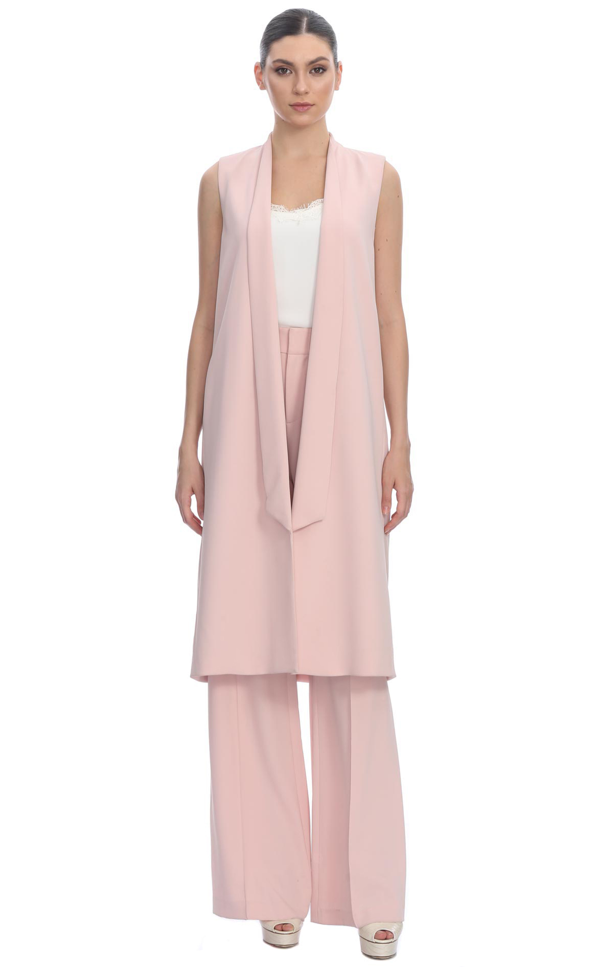Alice & Olivia-Alice Olivia Pembe Yelek Alice & Olivia-Alice Olivia Pembe Yelek