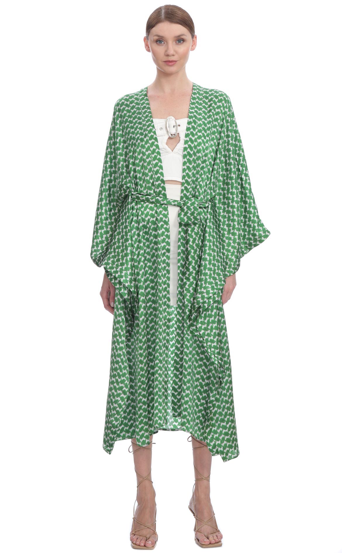 The Belle Of The Beach-The Belle Of The Beach Yeşil Kimono The Belle Of The Beach-The Belle Of The Beach Yeşil Kimono