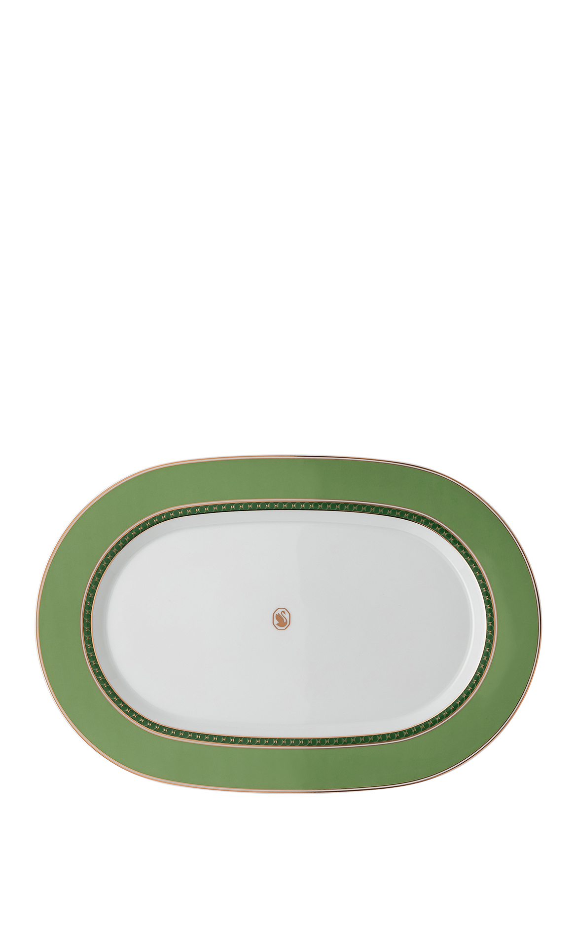 Rosenthal-Swarovski Signum Fern Oval Servis Tabağı 34 cm Rosenthal-Swarovski Signum Fern Oval Servis Tabağı 34 cm