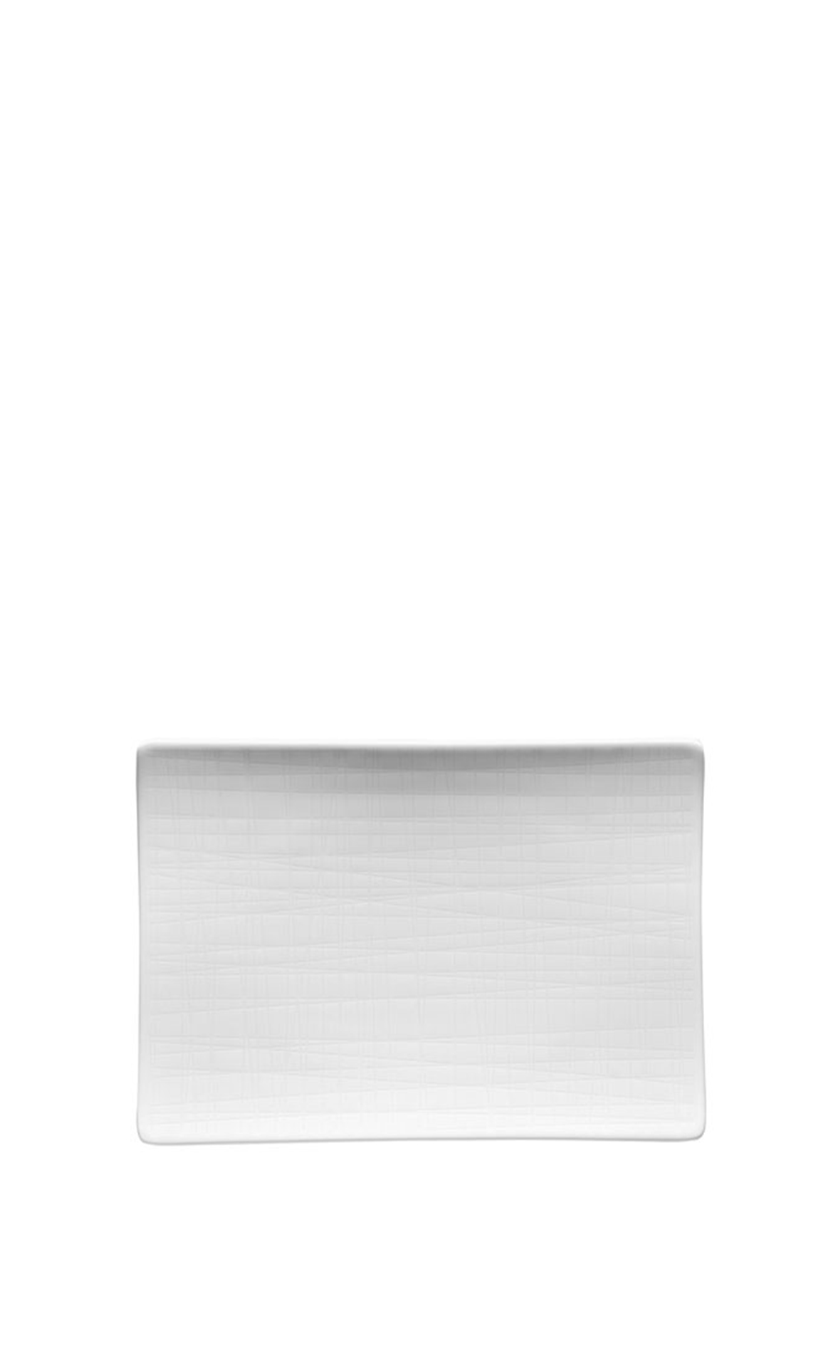 Rosenthal-Mesh White Dikdörtgen Servis Tabağı 18x13 cm Rosenthal-Mesh White Dikdörtgen Servis Tabağı 18x13 cm