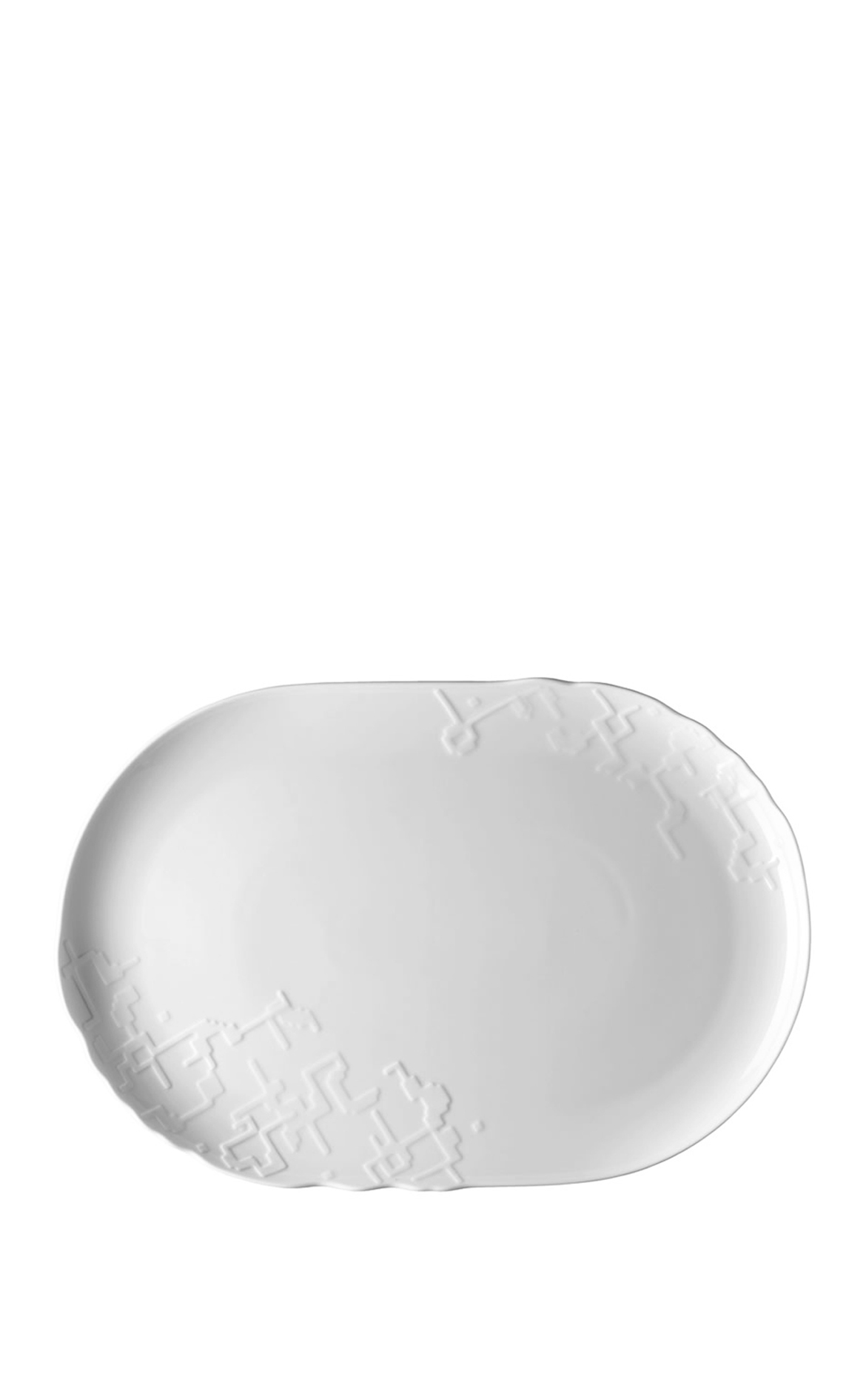 Rosenthal-Landscape White Oval Servis Tabağı 33 cm Rosenthal-Landscape White Oval Servis Tabağı 33 cm