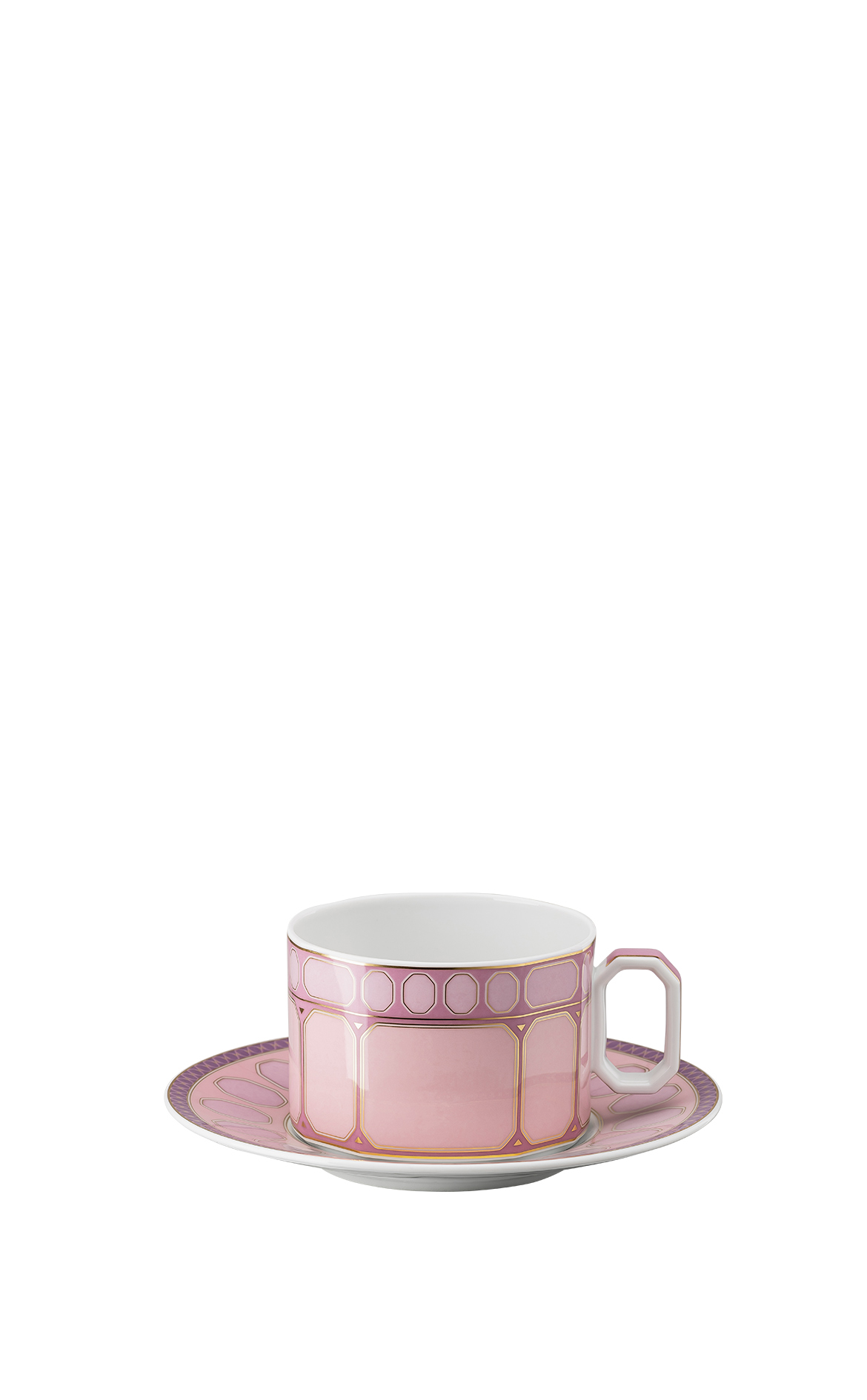 Rosenthal-Swarovski Signum Rose Çay Fincanı ve Tabağı Rosenthal-Swarovski Signum Rose Çay Fincanı ve Tabağı