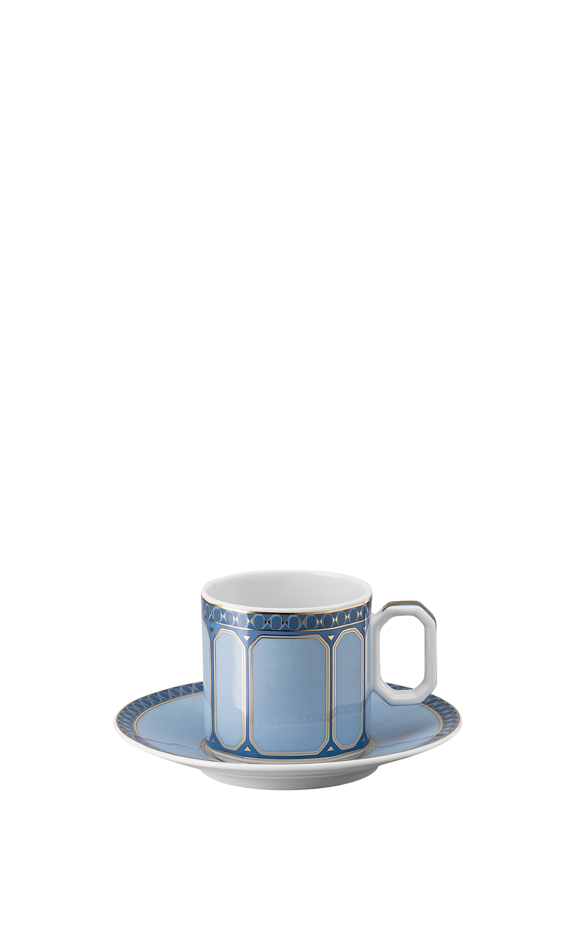 Rosenthal-Swarovski Signum Azure Türk Kahvesi Fincan ve Tabağı Rosenthal-Swarovski Signum Azure Türk Kahvesi Fincan ve Tabağı