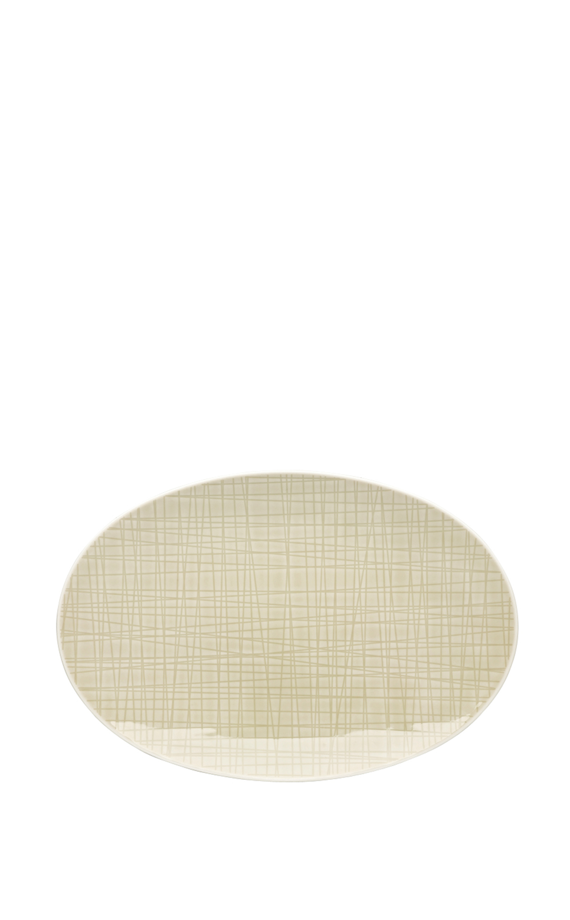 Rosenthal-Mesh Cream Oval Servis Tabağı 25 cm Rosenthal-Mesh Cream Oval Servis Tabağı 25 cm
