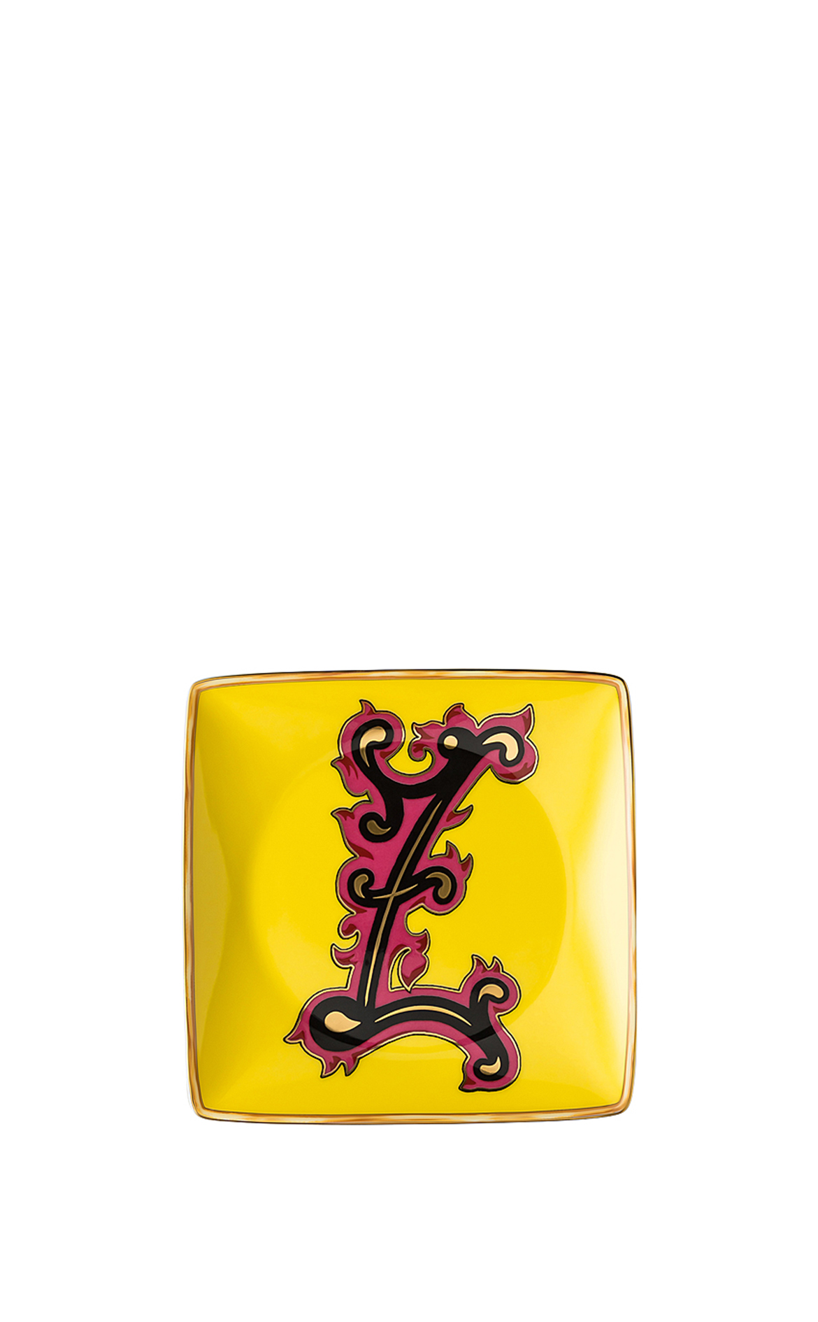 Versace-Alphabet Z Harfli Kare Dekoratif Tabak 12 cm Versace-Alphabet Z Harfli Kare Dekoratif Tabak 12 cm