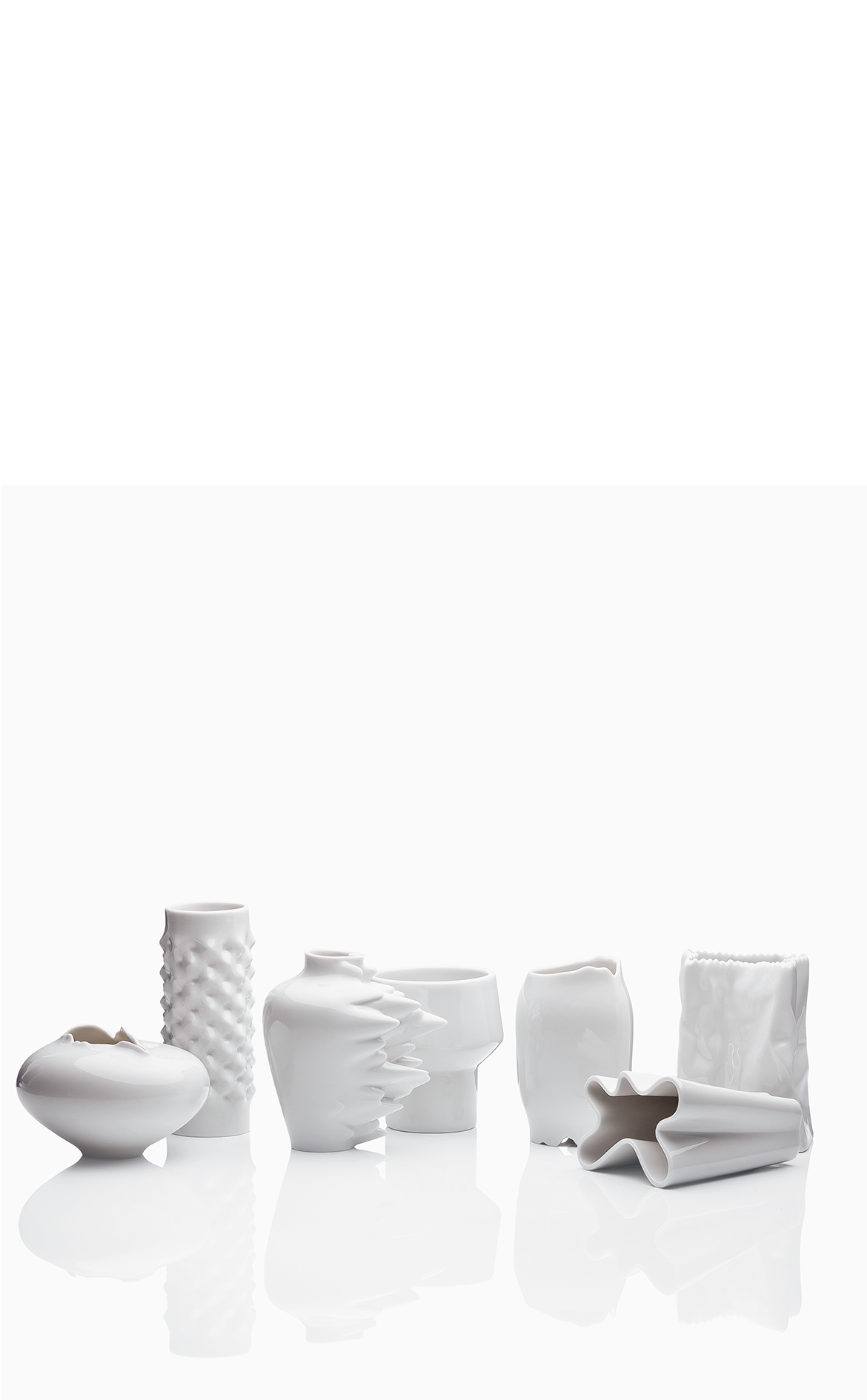Rosenthal-Mini Vases Fast Beyaz Vazo 10 cm Rosenthal-Mini Vases Fast Beyaz Vazo 10 cm