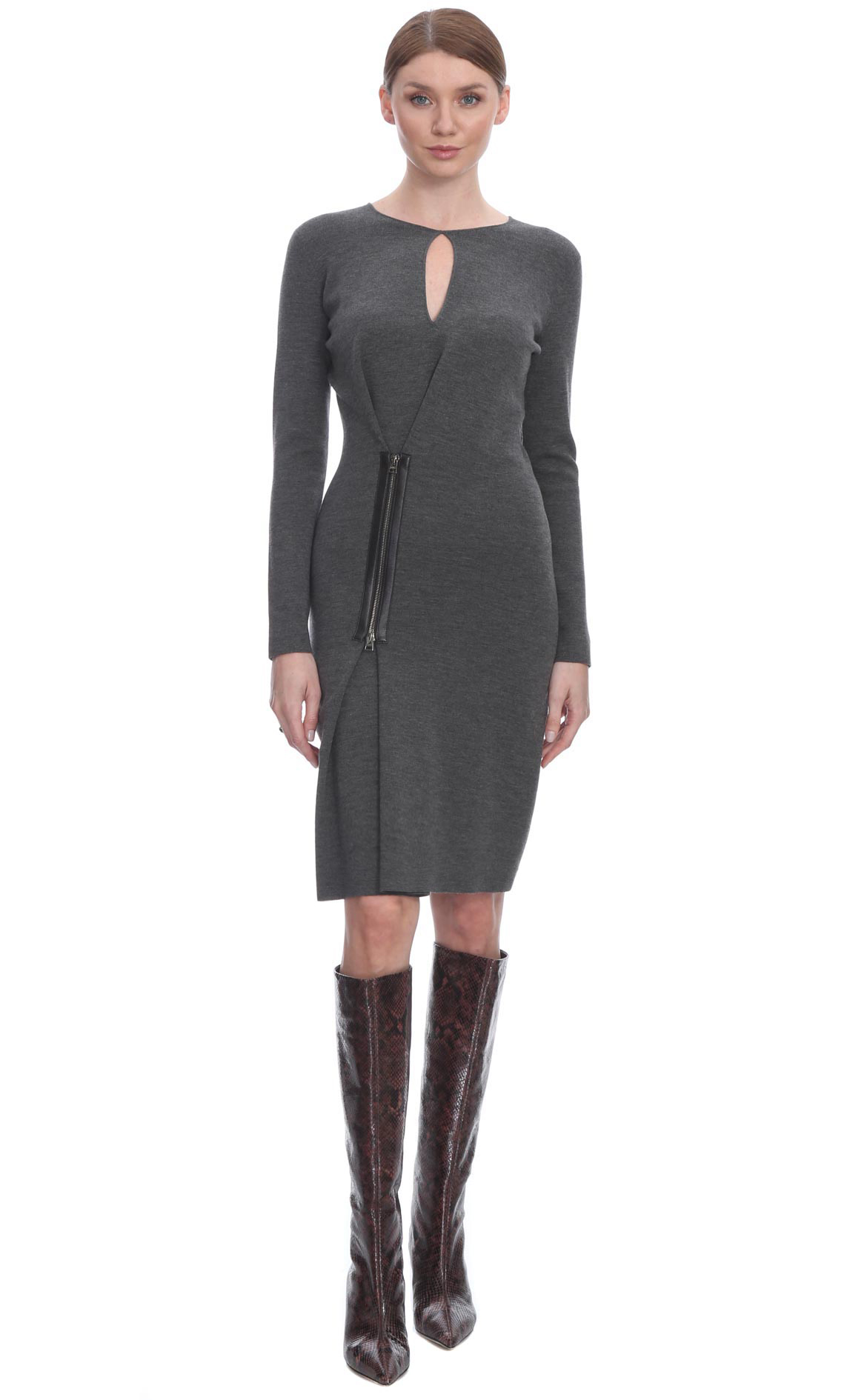 Tom Ford-Tom Ford Antrasit Elbise Tom Ford-Tom Ford Antrasit Elbise