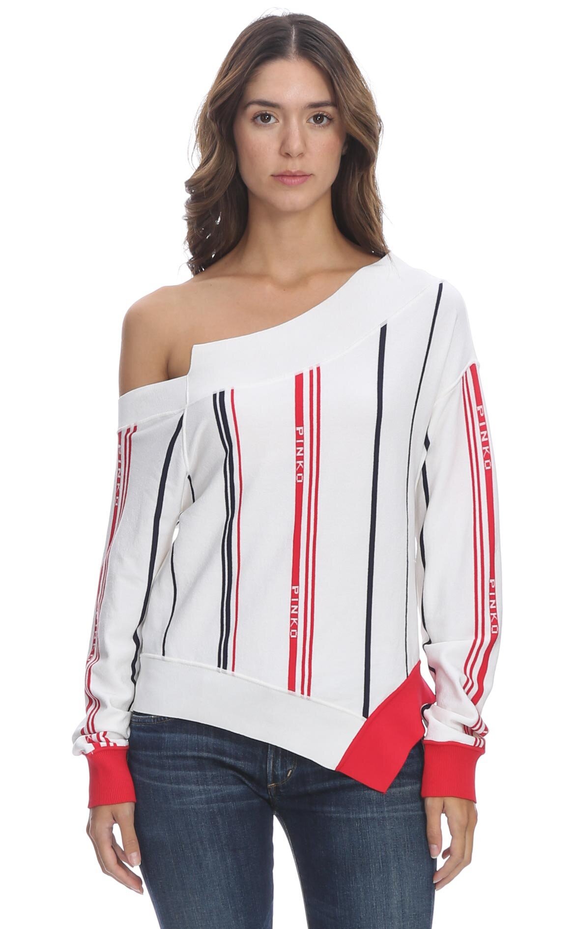 Pinko-Pinko Sa Beyaz Sweatshirt