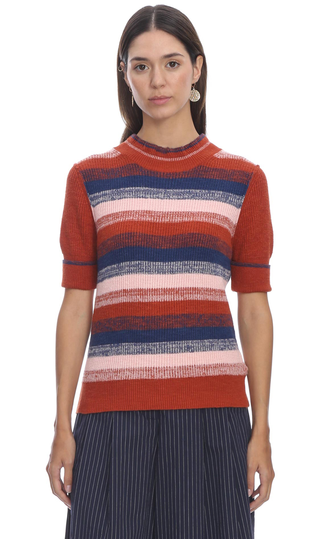 Free People-Free People Kiremit Rengi Sweatshirt Free People-Free People Kiremit Rengi Sweatshirt