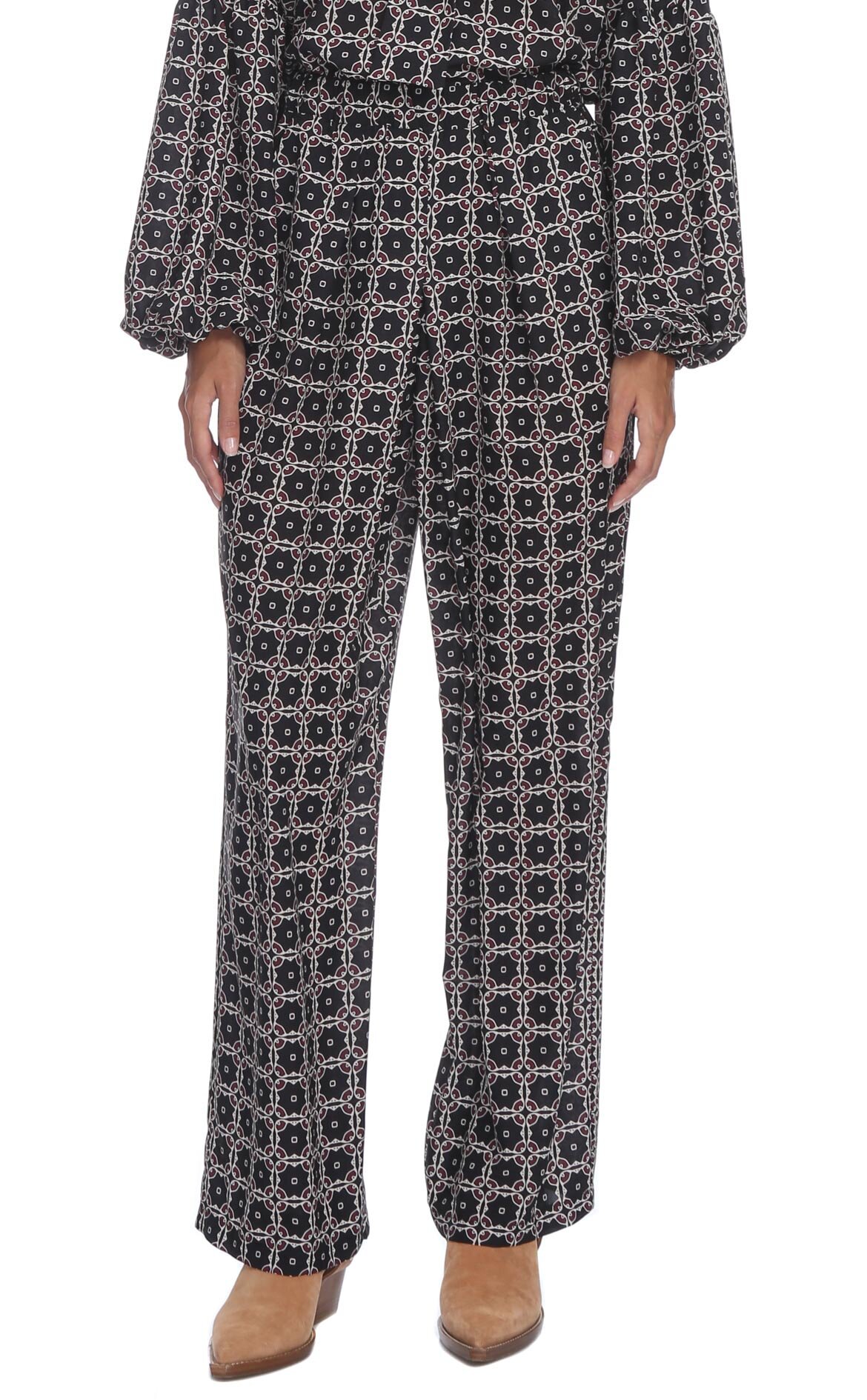 Noi-Noi Bordo Pantolon