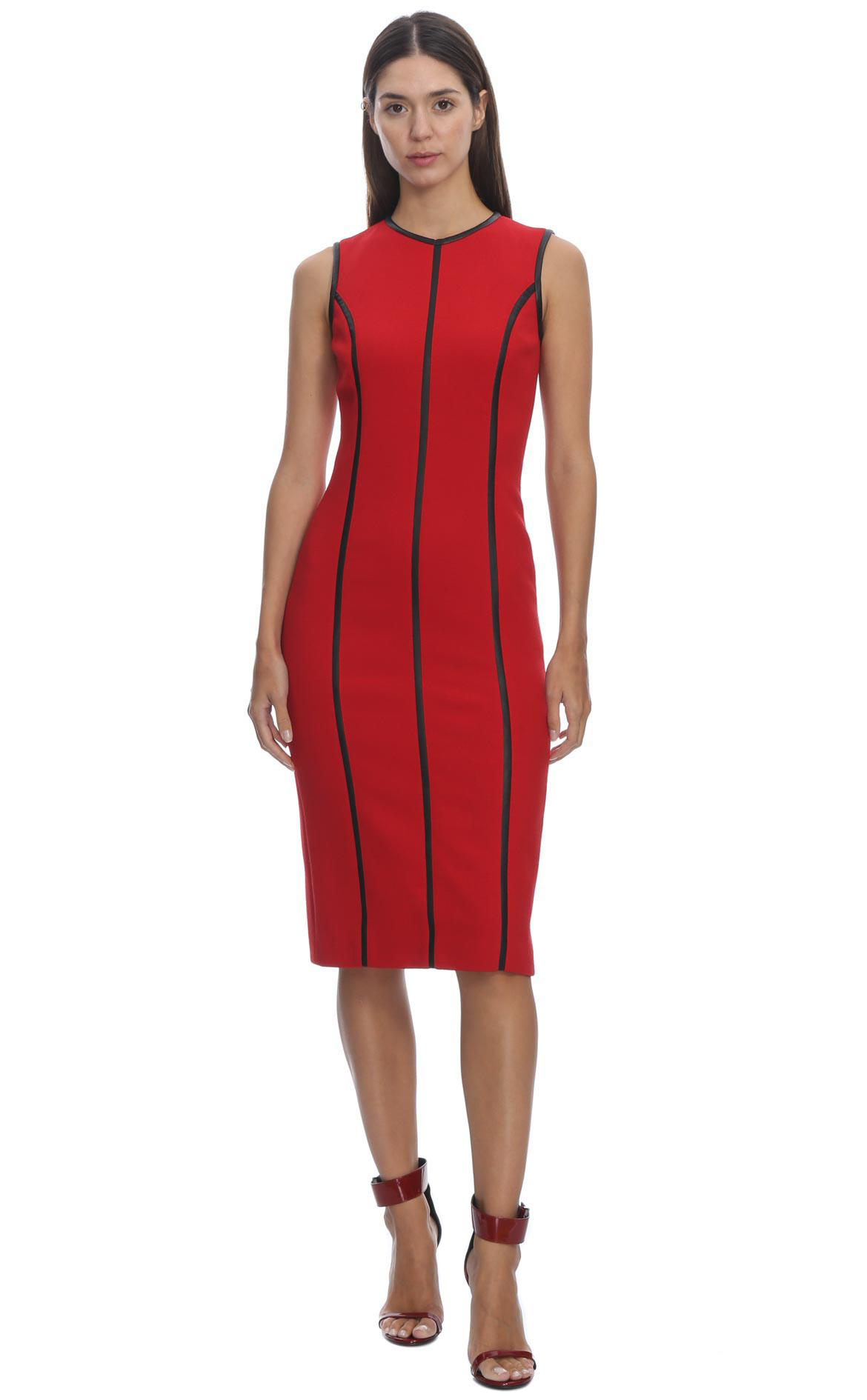 Michael Kors Collection-Michael Kors Collection Kırmızı Elbise Michael Kors Collection-Michael Kors Collection Kırmızı Elbise