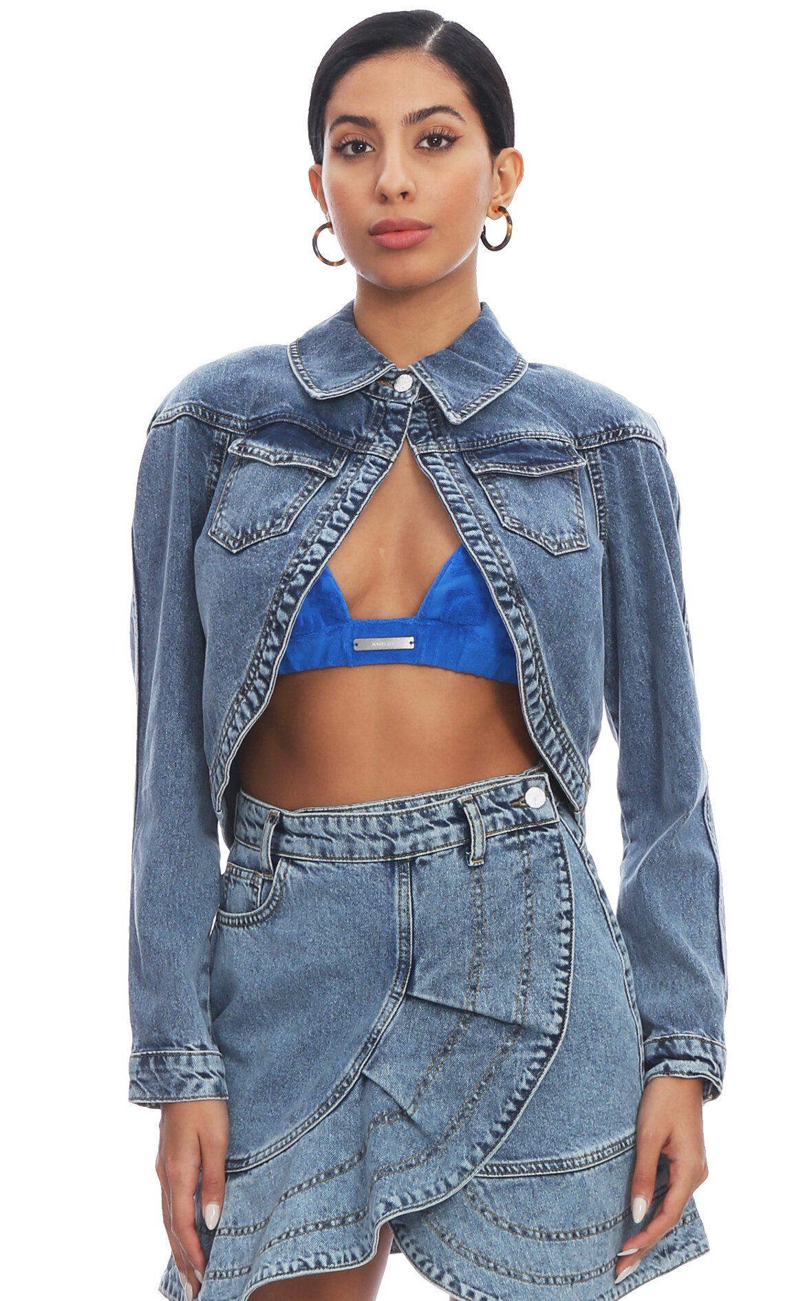 New İn-New İn Buz Mavisi Ceket