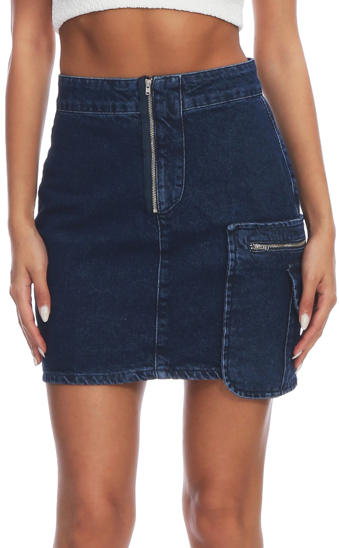 New İn-New İn Lacivert Etek