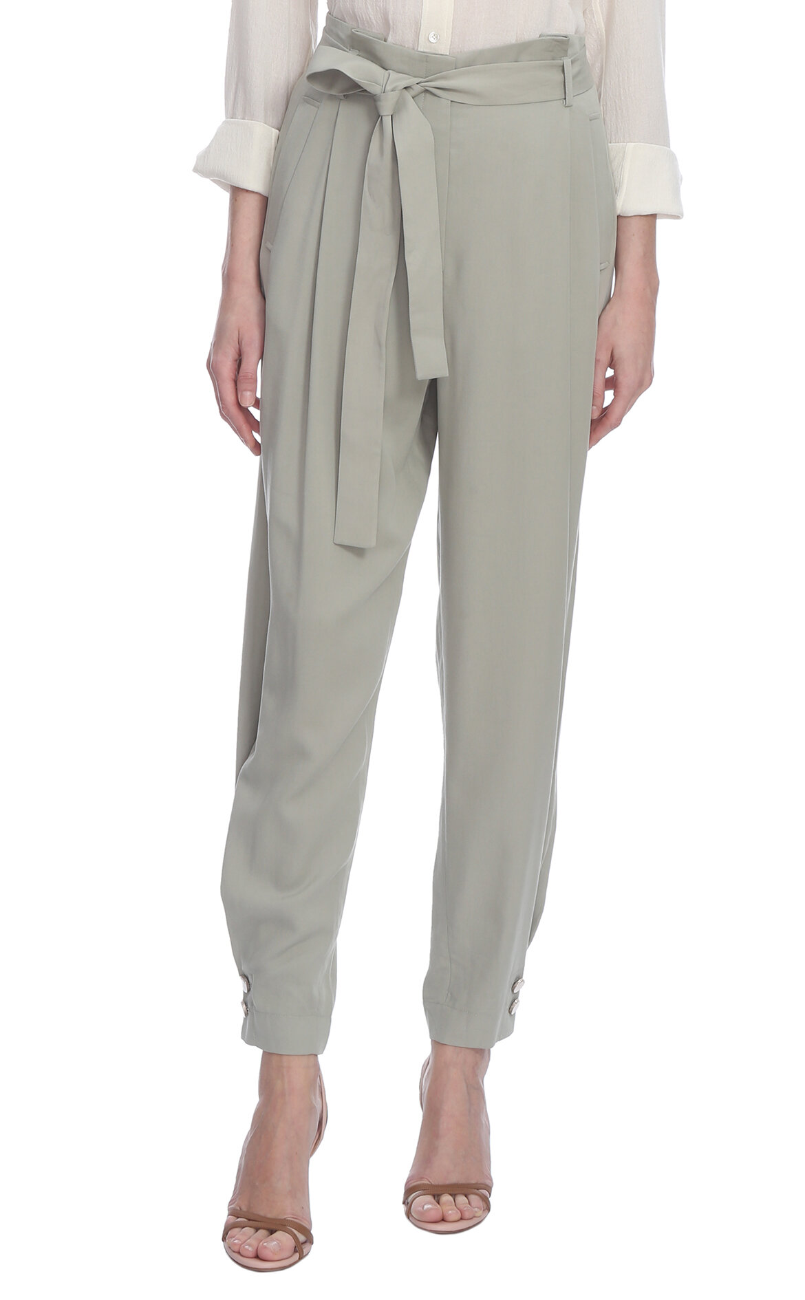 Ted Baker-Ted Baker Gri Pantolon