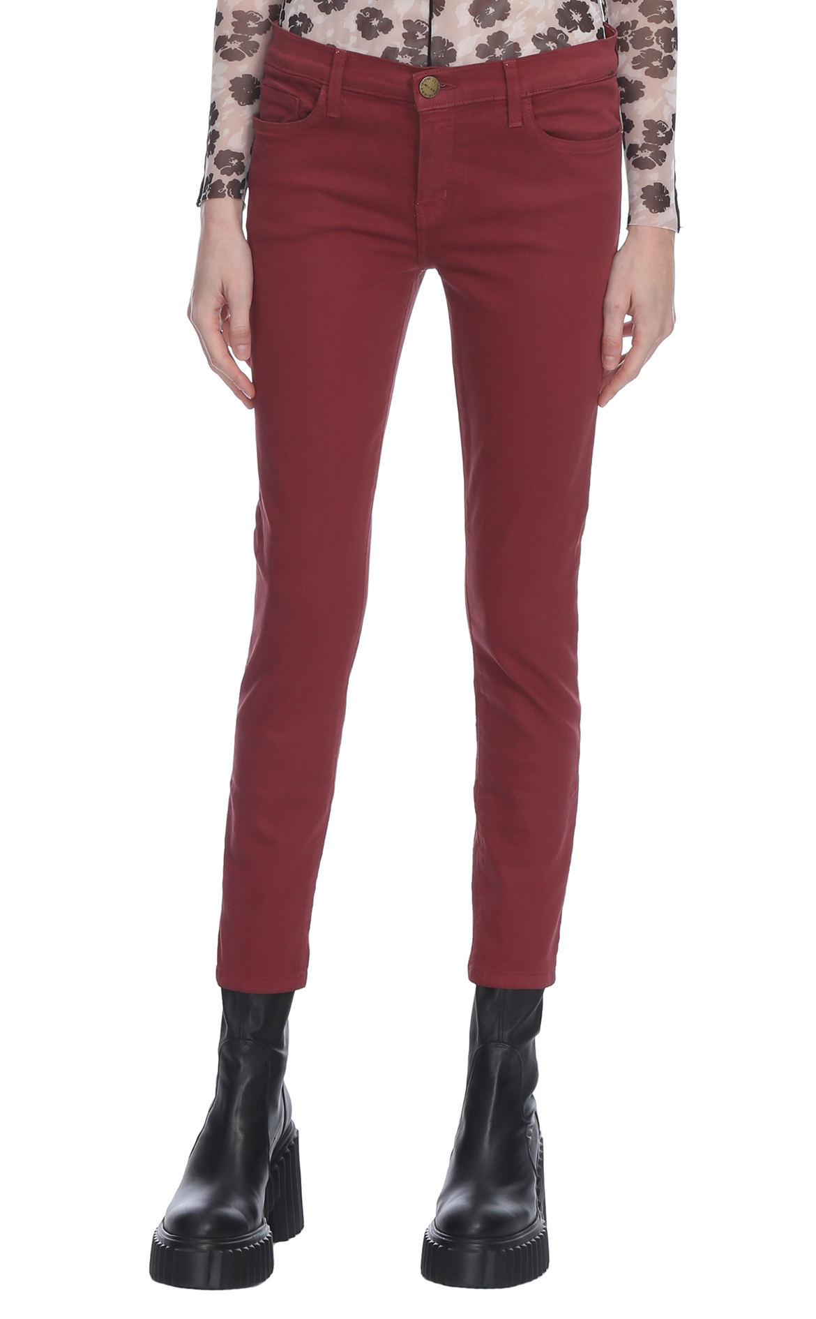 Current Elliot-Current Elliot Bordo Jean Pantolon Current Elliot-Current Elliot Bordo Jean Pantolon