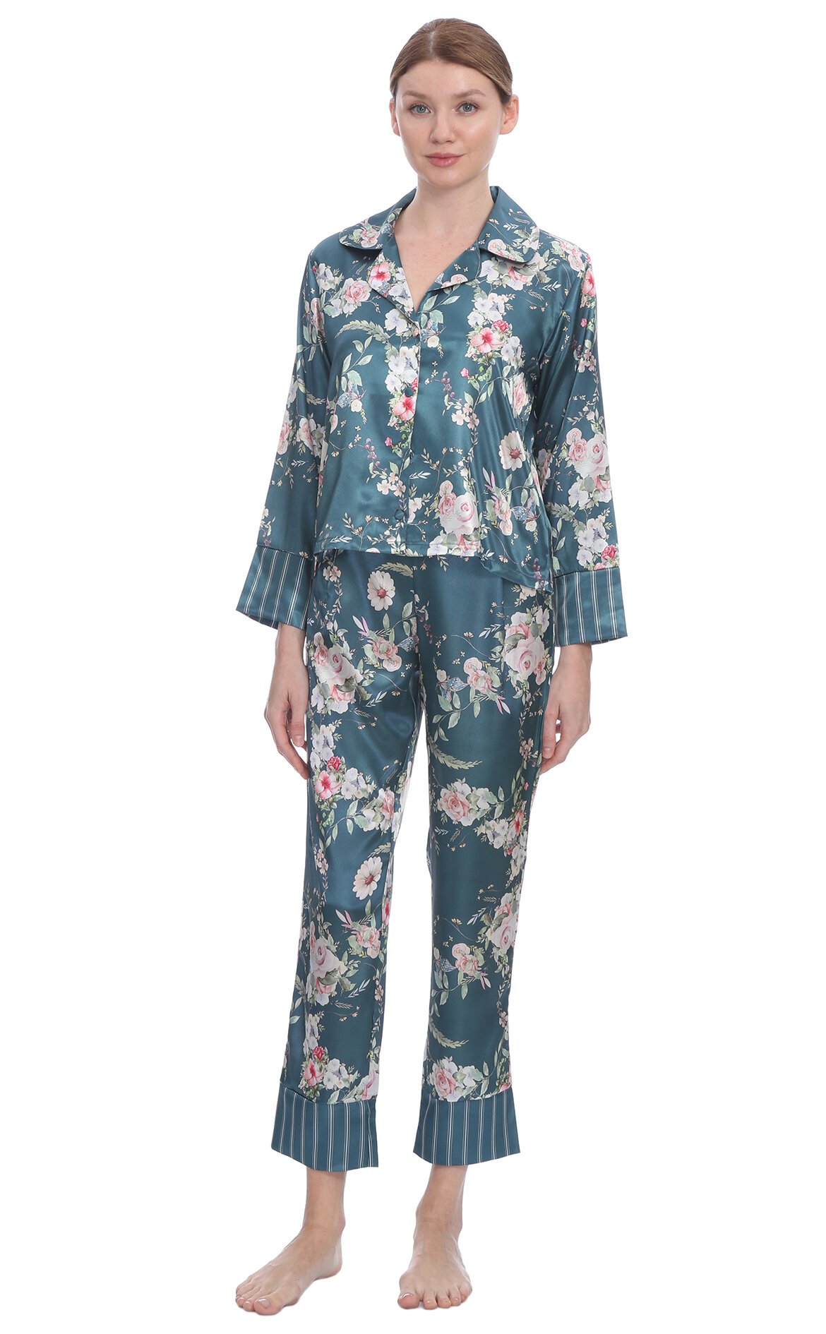 G-Lingeri-G-Lingeries Çok Renkli Pijama Takımı