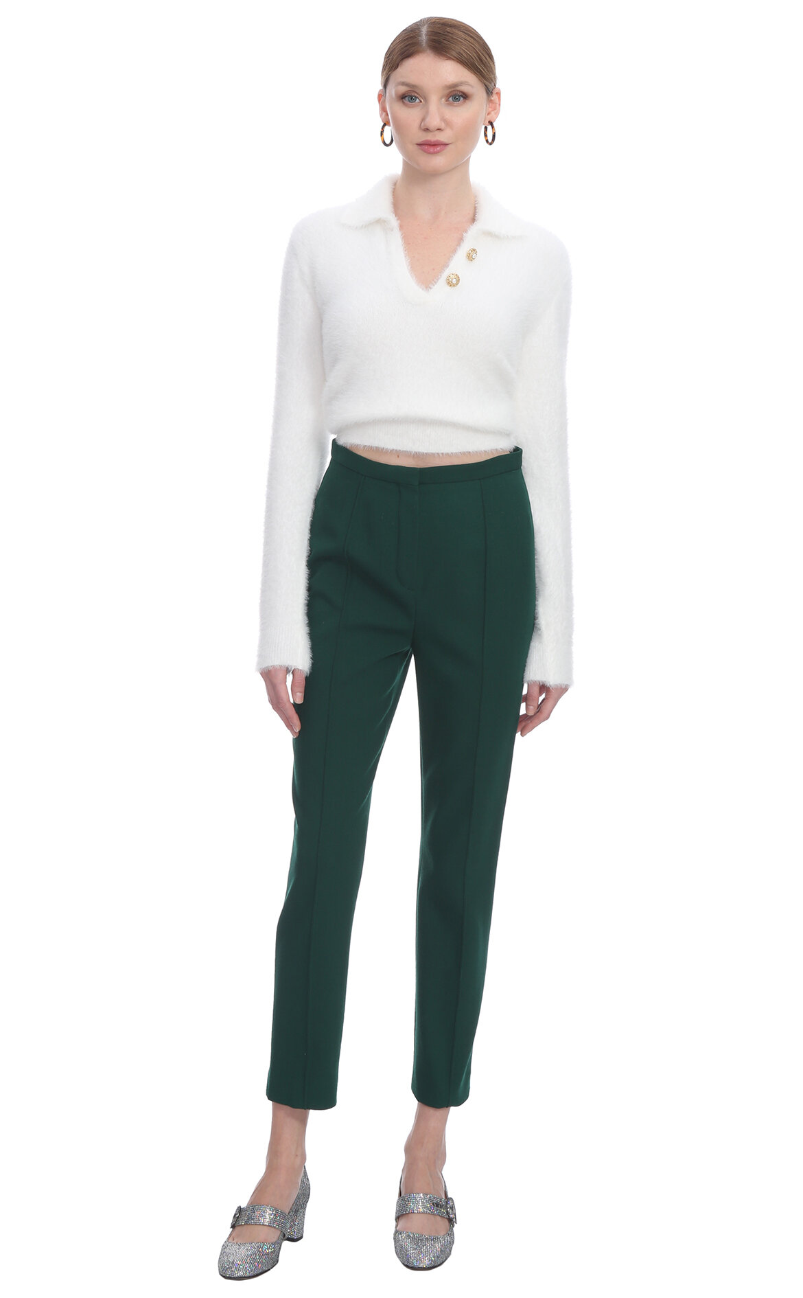 Lanvin-Lanvin Yeşil Pantolon Lanvin-Lanvin Yeşil Pantolon