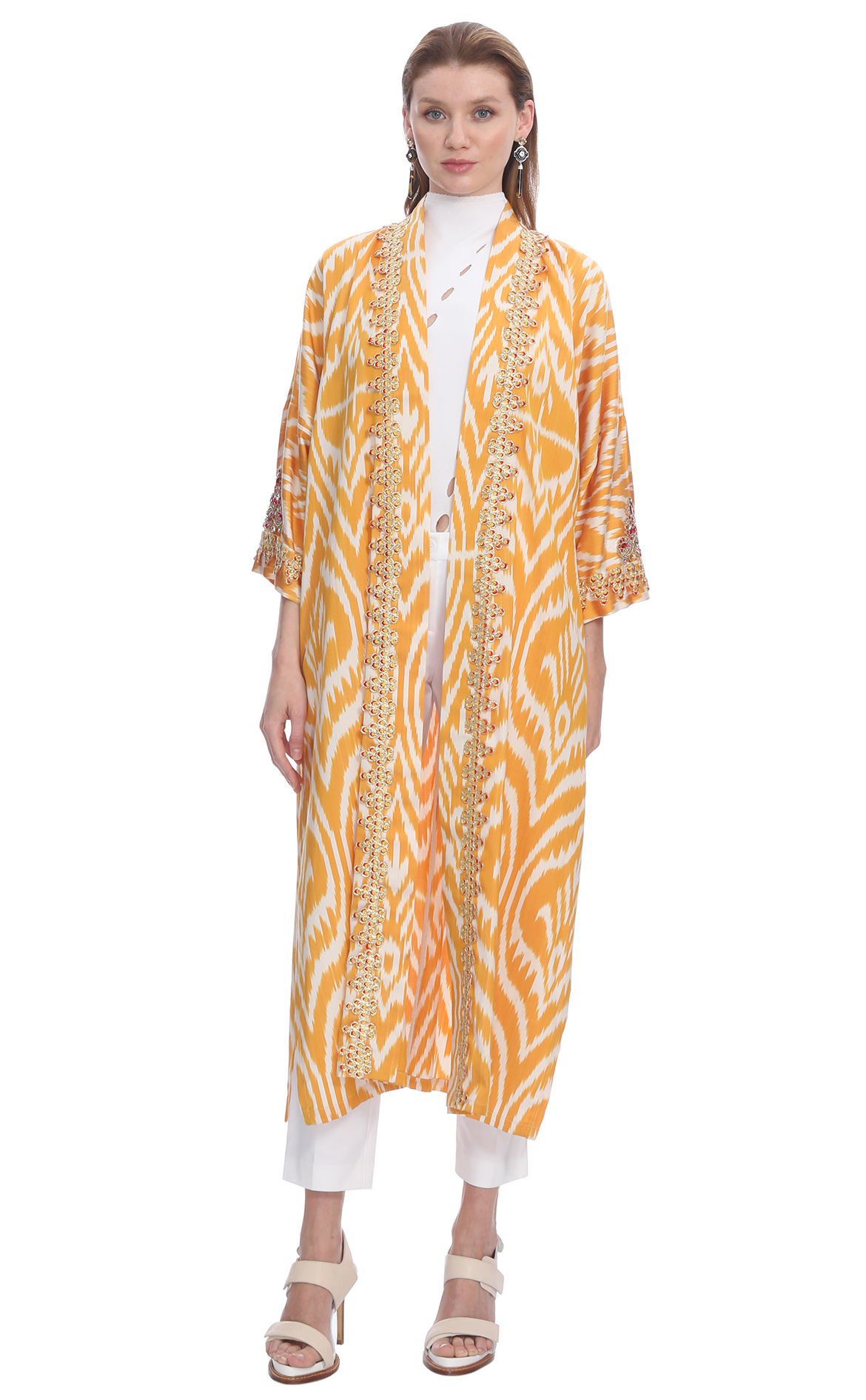 Haral Design-Haral Desing Sarı Kaftan Haral Design-Haral Desing Sarı Kaftan