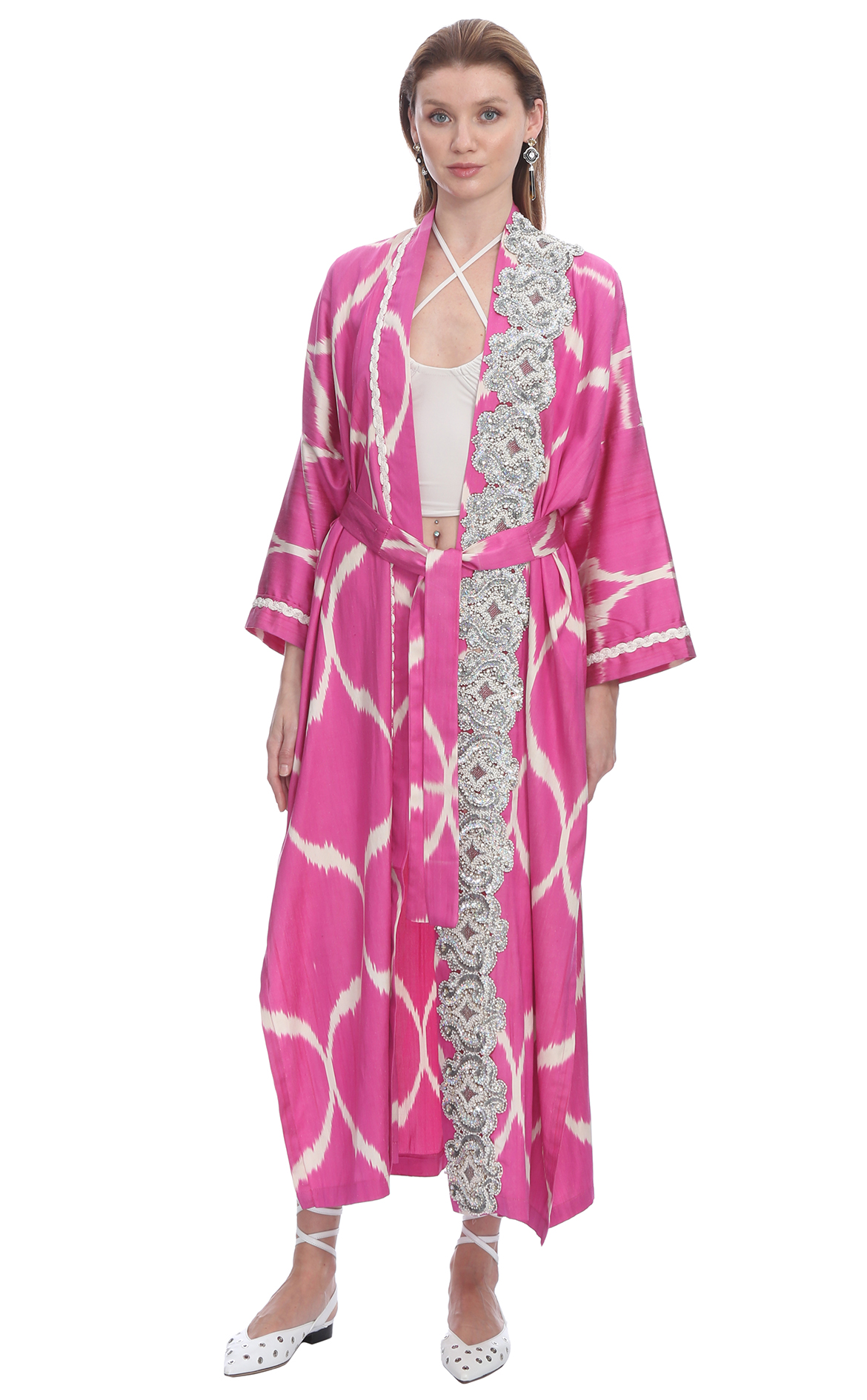 Haral Design-Haral Desing Pembe Kaftan Haral Design-Haral Desing Pembe Kaftan