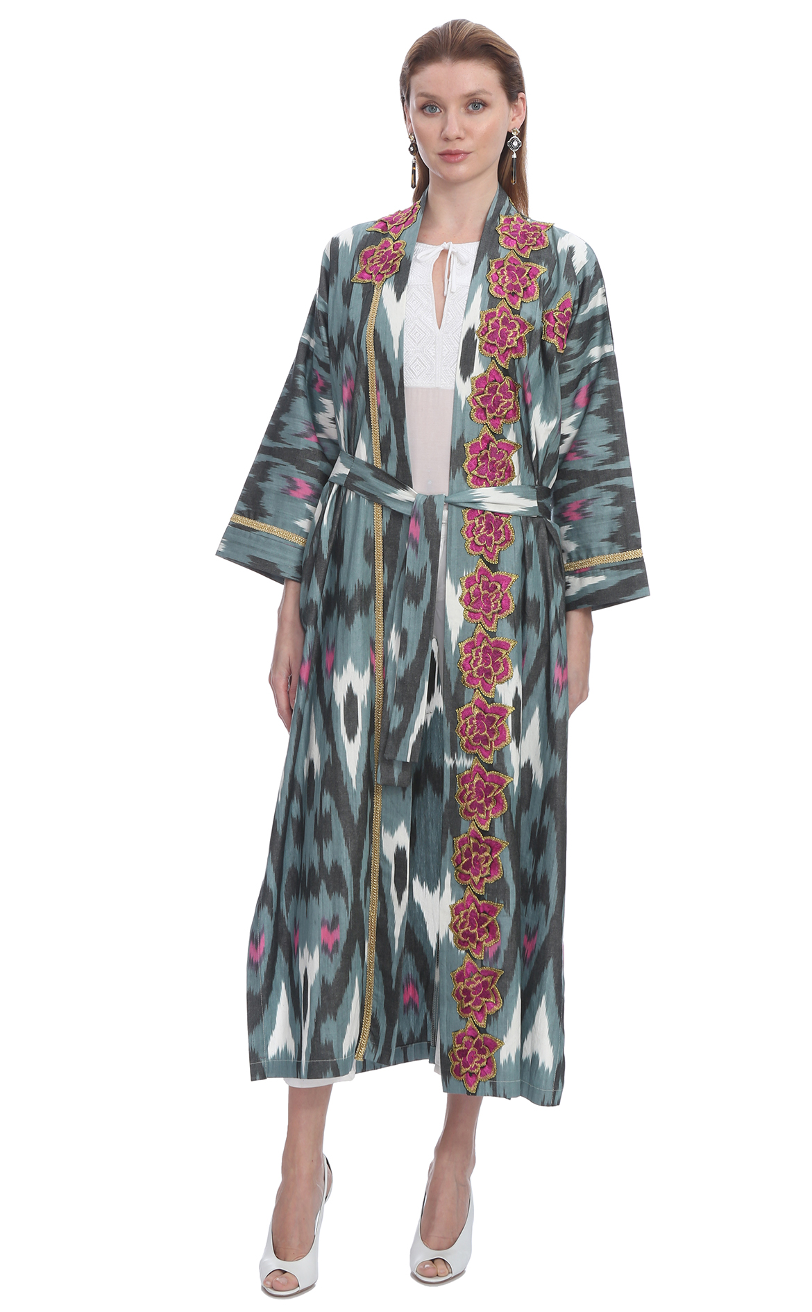 Haral Design-Haral Desing Gri Kaftan Haral Design-Haral Desing Gri Kaftan