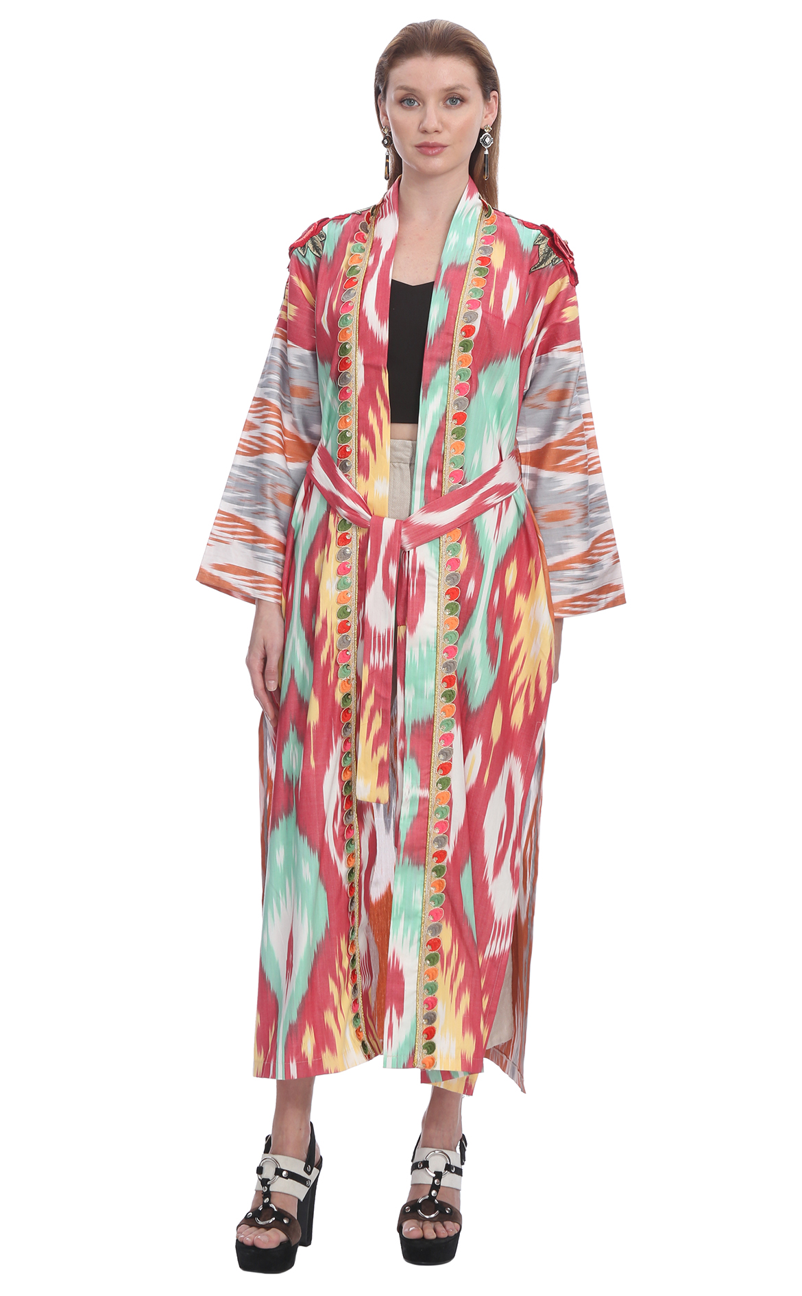 Haral Design-Haral Desing Çok Renkli Kaftan Haral Design-Haral Desing Çok Renkli Kaftan