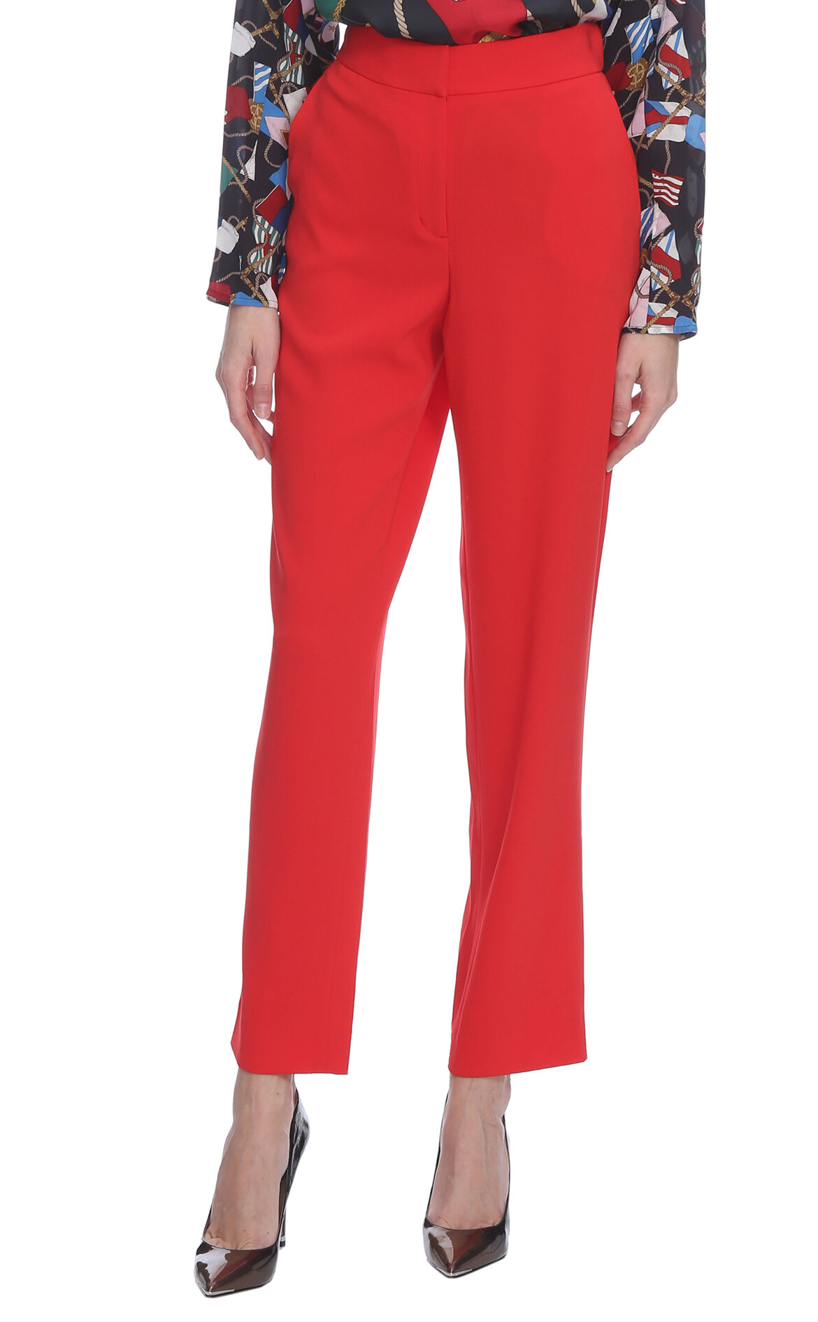 DKNY-DKNY Kırmızı Pantolon