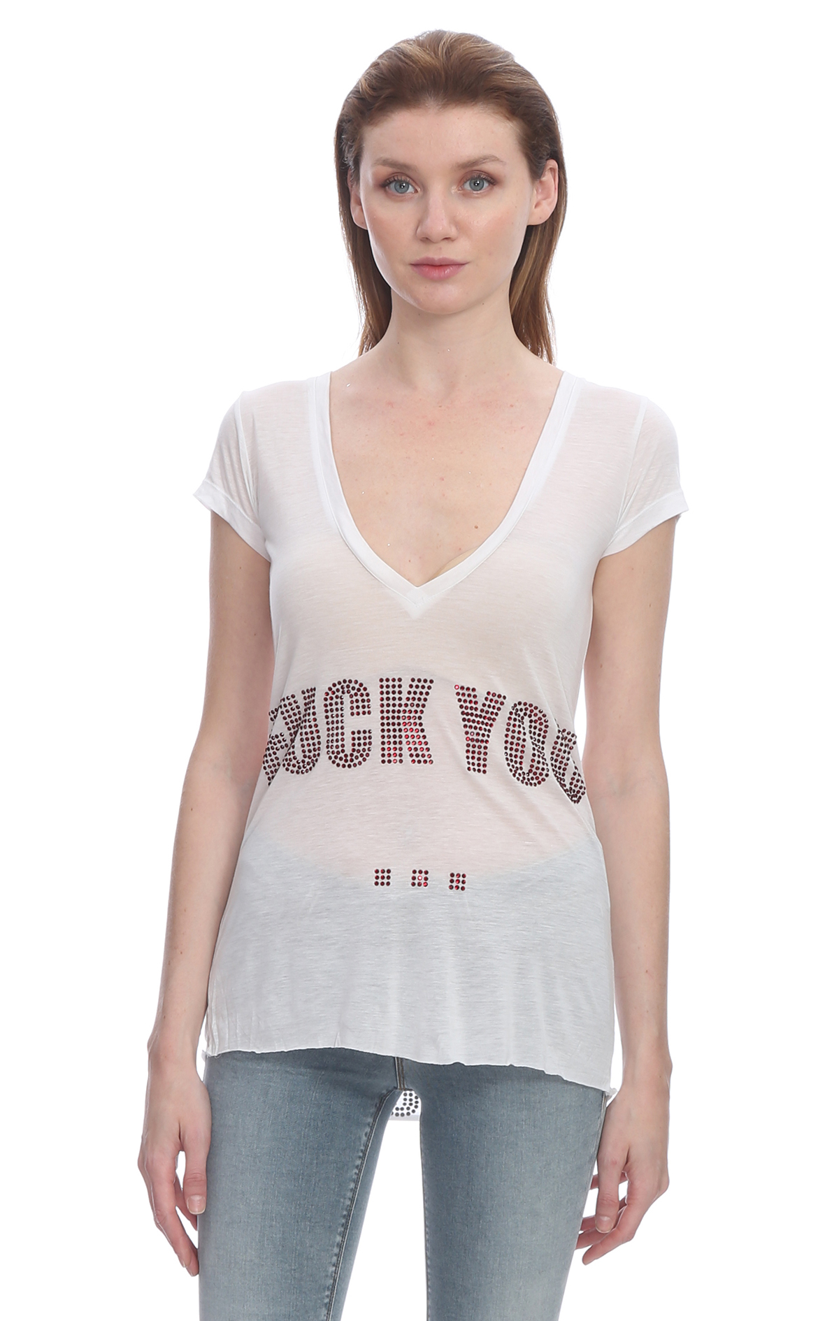 Thomas Wylde-Thomas Wylde Beyaz T-Shirt Thomas Wylde-Thomas Wylde Beyaz T-Shirt