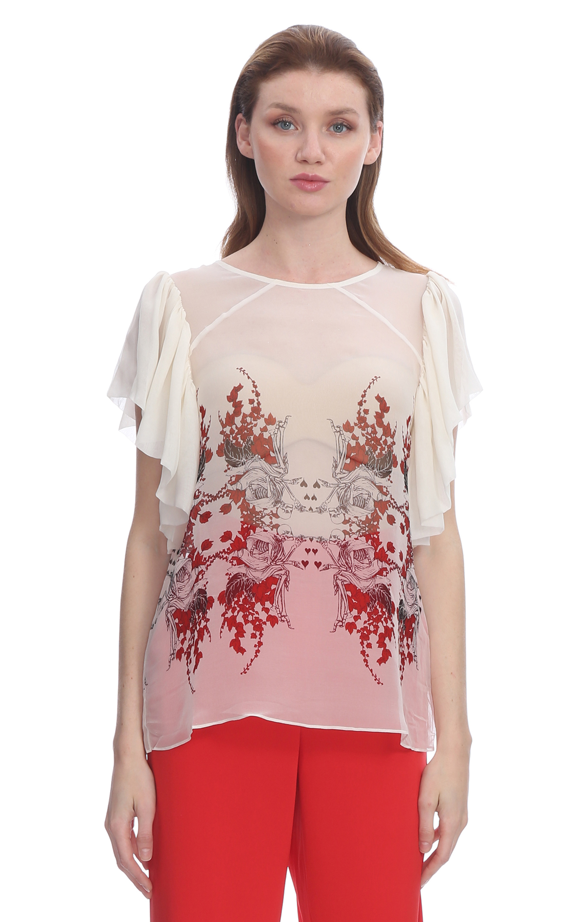 Thomas Wylde-Thomas Wylde Beyaz Bluz Thomas Wylde-Thomas Wylde Beyaz Bluz
