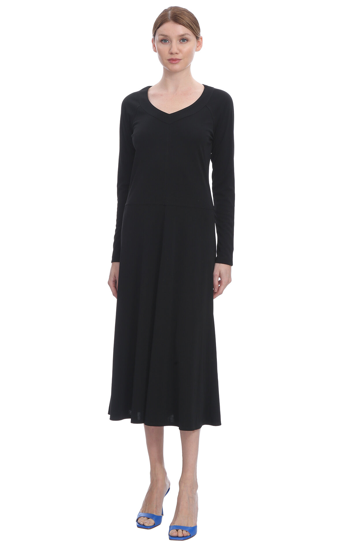 DKNY-Dkny Siyah Elbise