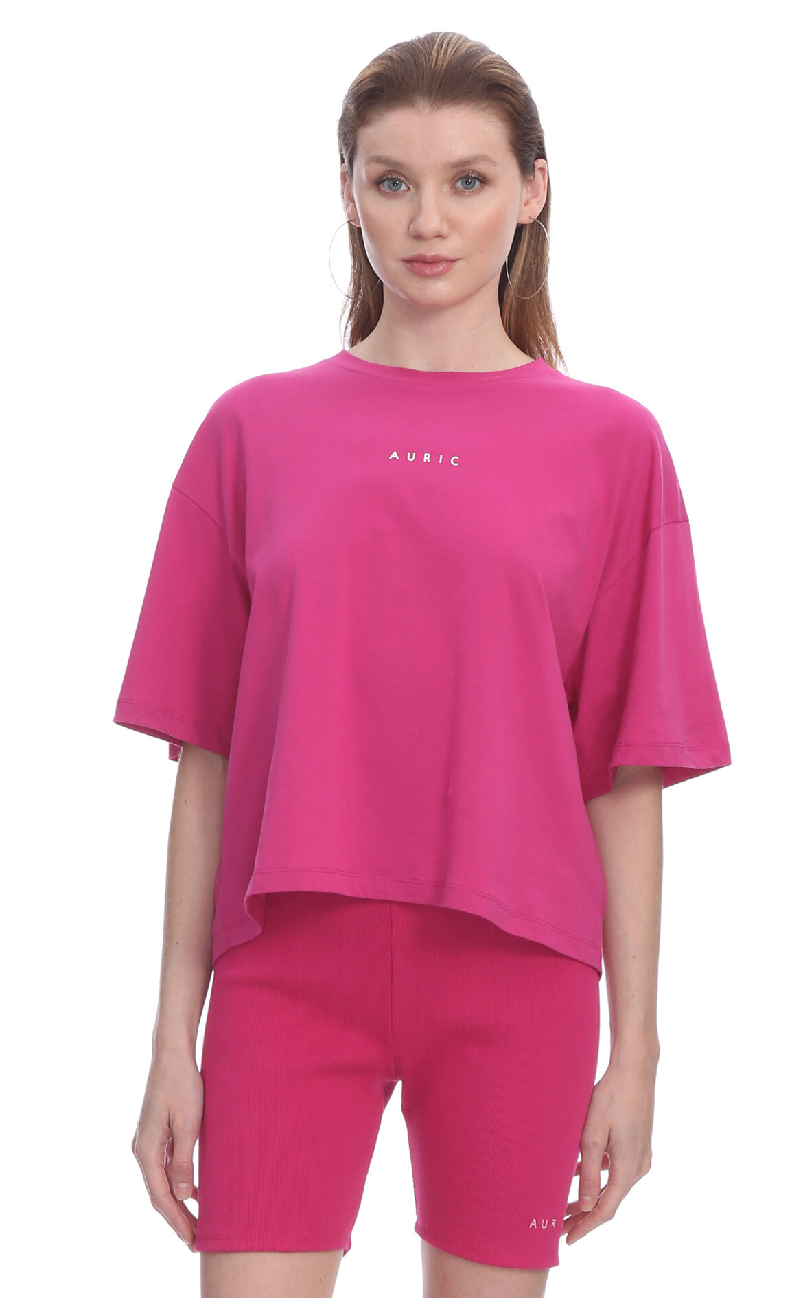 Auric-Auric Fuşya T-shirt Auric-Auric Fuşya T-shirt