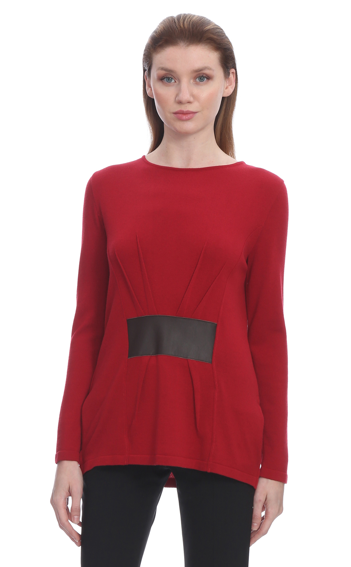 Alberta Ferretti -Alberta Ferretti  Kırmızı Bluz