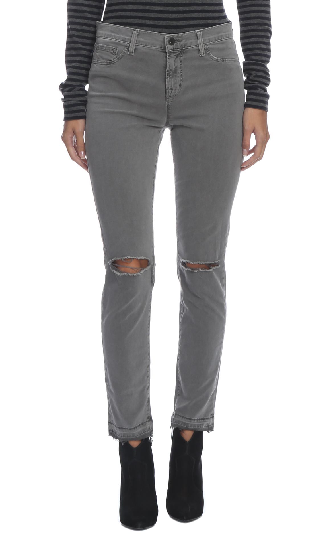 J Brand-J Brand Gri Jean Pantolon J Brand-J Brand Gri Jean Pantolon