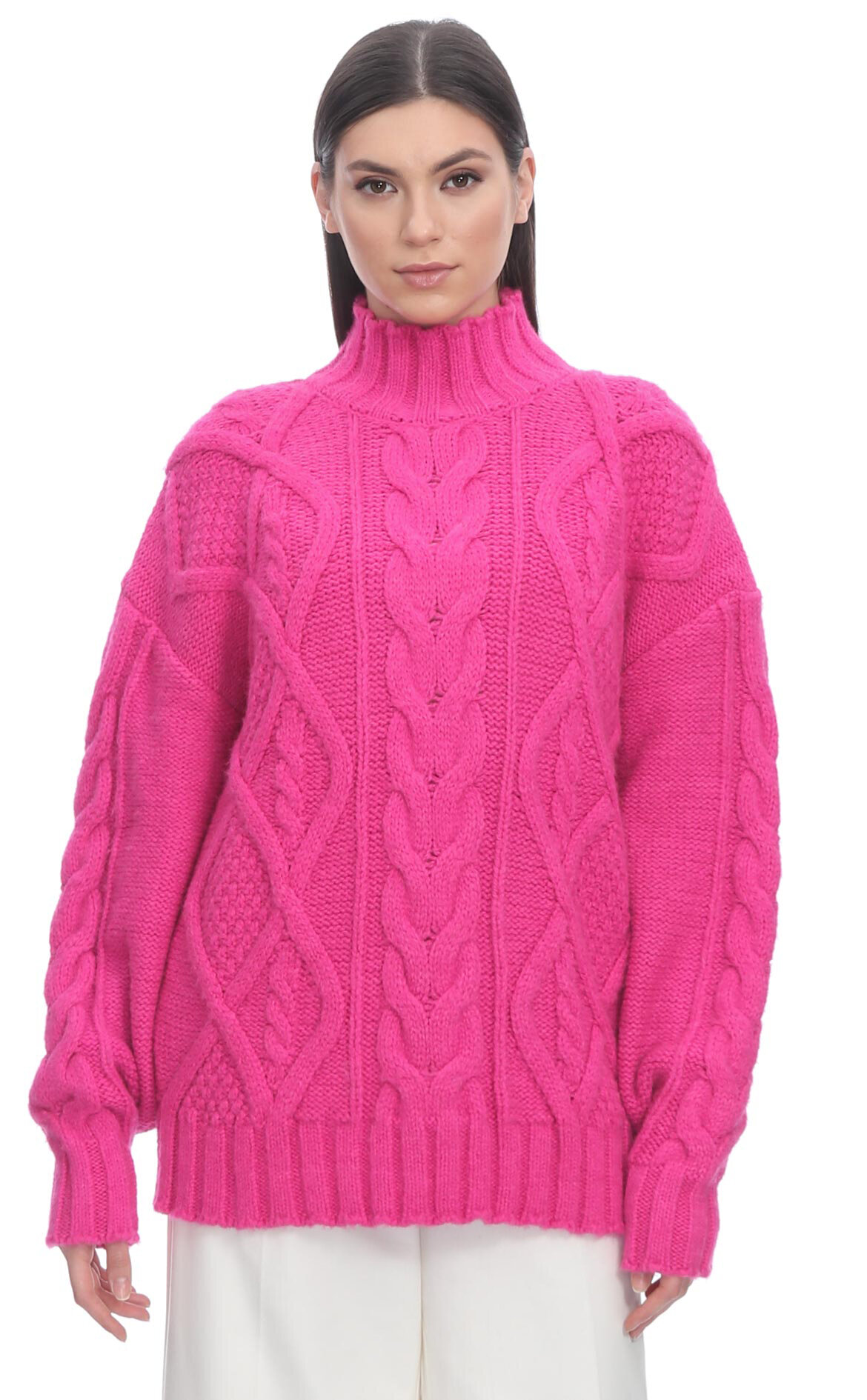 Akep-Akep Fuşya Kazak