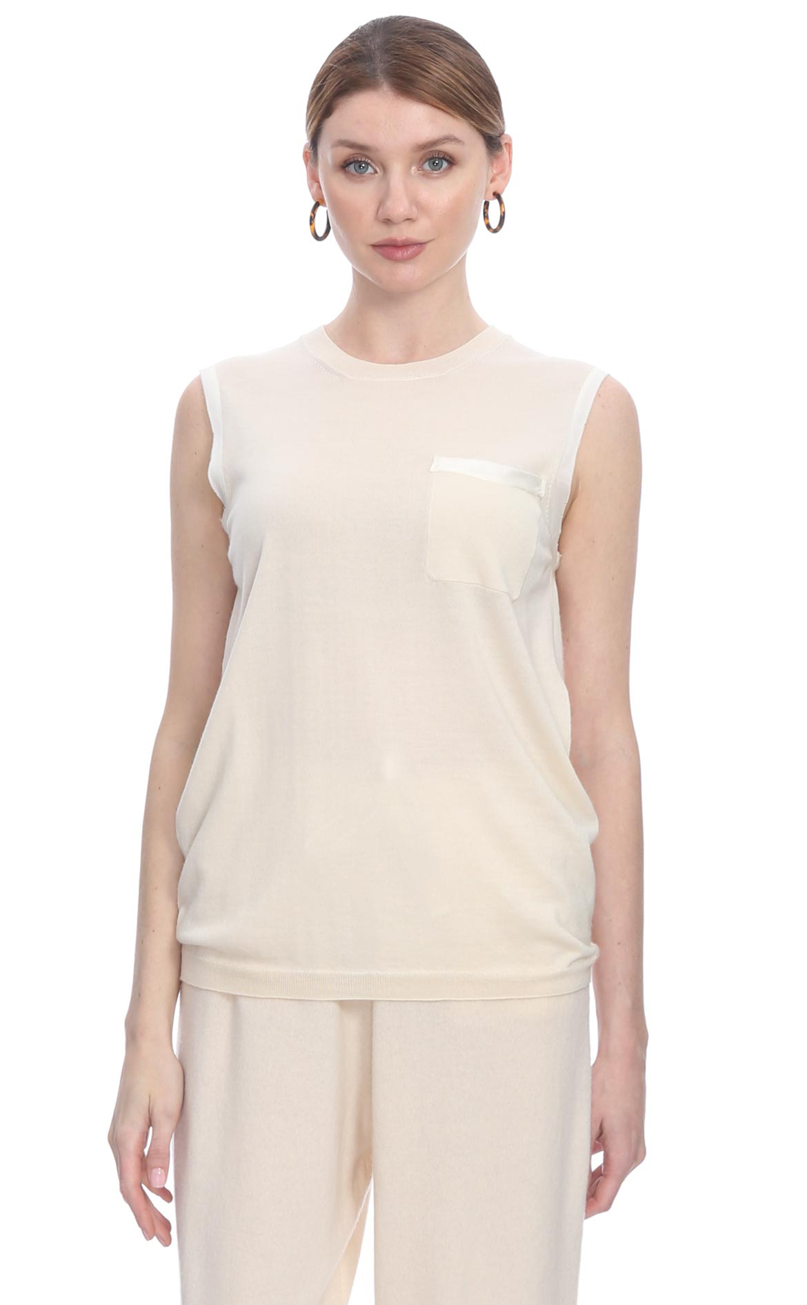 Lanvin-Lanvin Ekru Triko