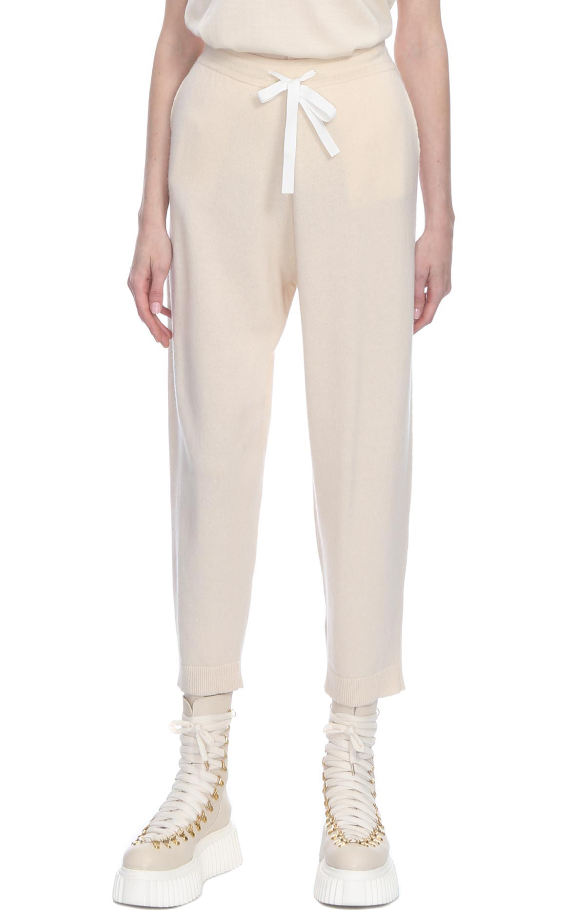 Allude-Allude Krem Rengi Eşofman Altı Allude-Allude Krem Rengi Eşofman Altı