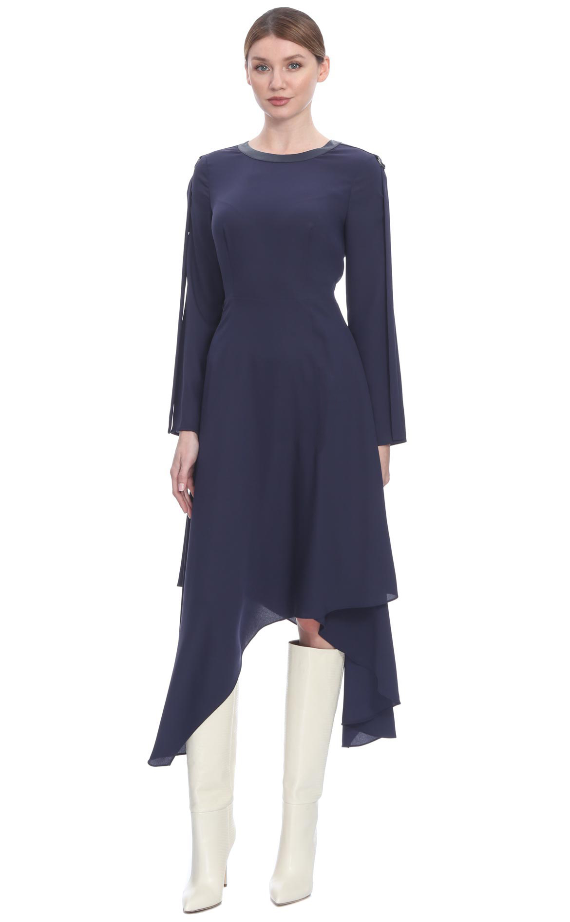 BCBG MAX AZRIA-BCBG MAX AZRIA Lacivert Elbise BCBG MAX AZRIA-BCBG MAX AZRIA Lacivert Elbise