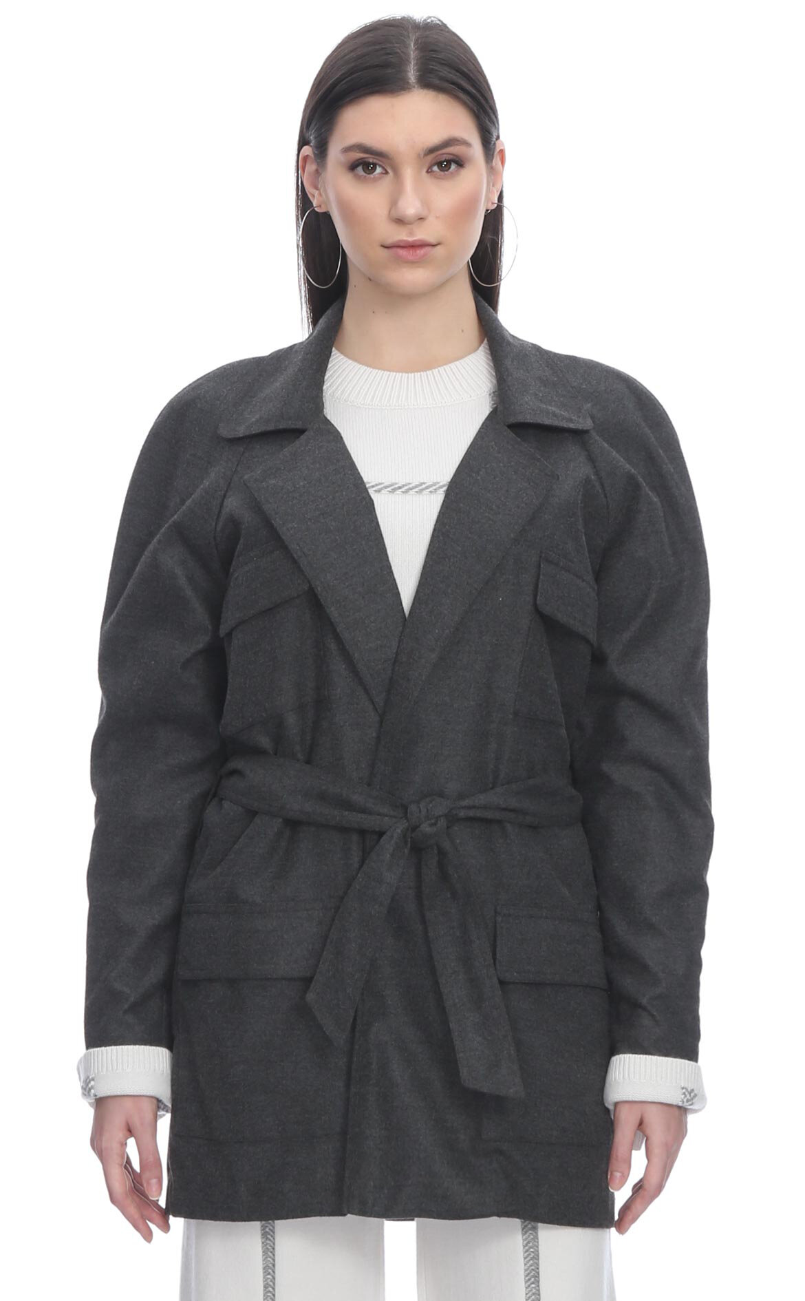 Bande Noir-Bande Noir Gri Ceket