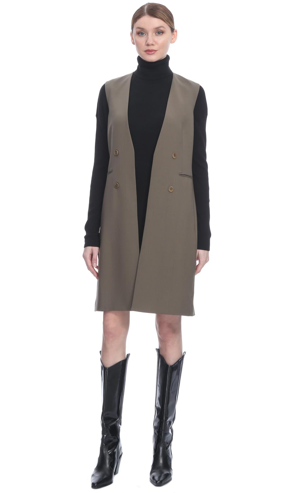 Theory-Theory Kahverengi Yelek Theory-Theory Kahverengi Yelek