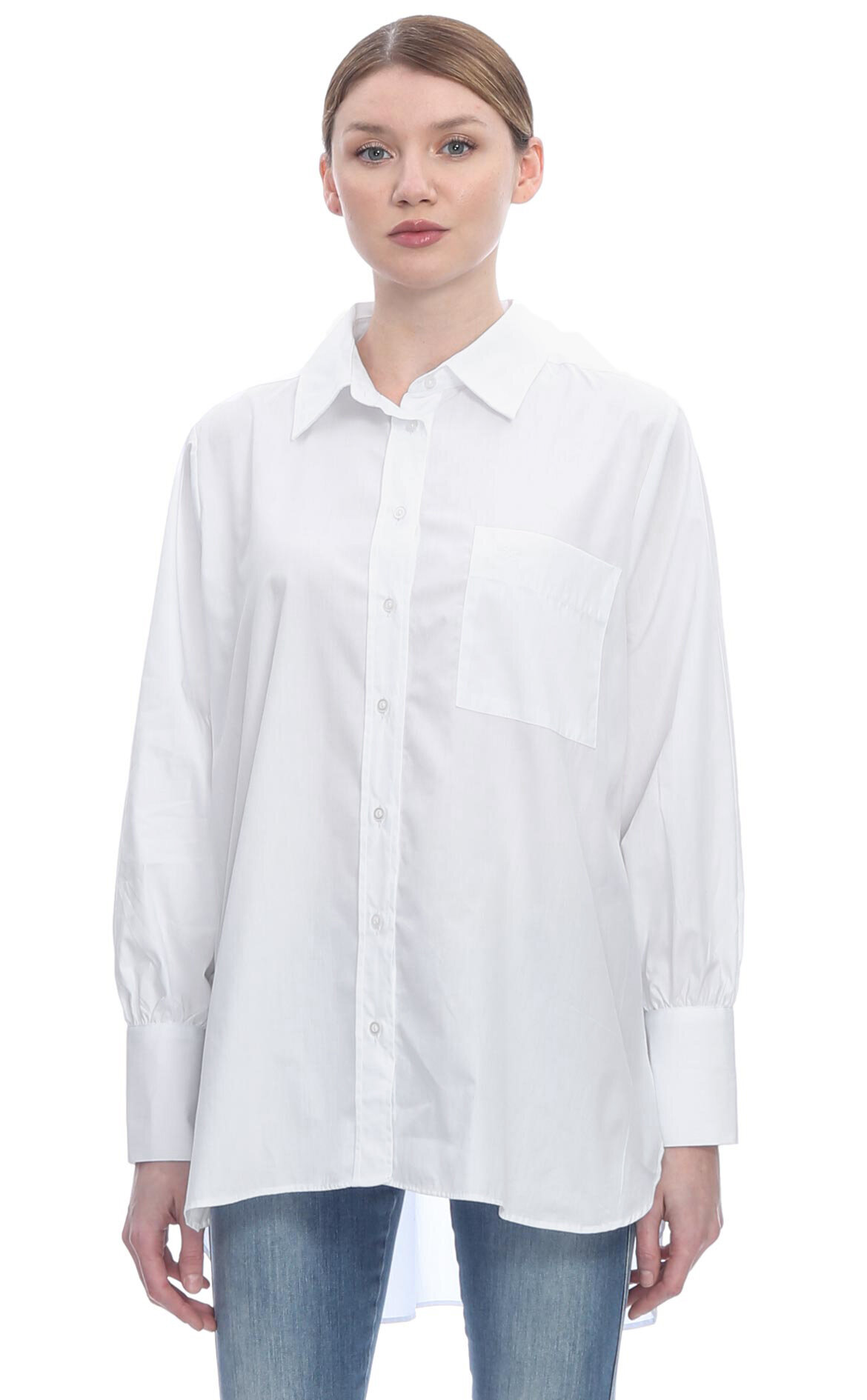 Posh&Co-Pos&Co Beyaz Gömlek