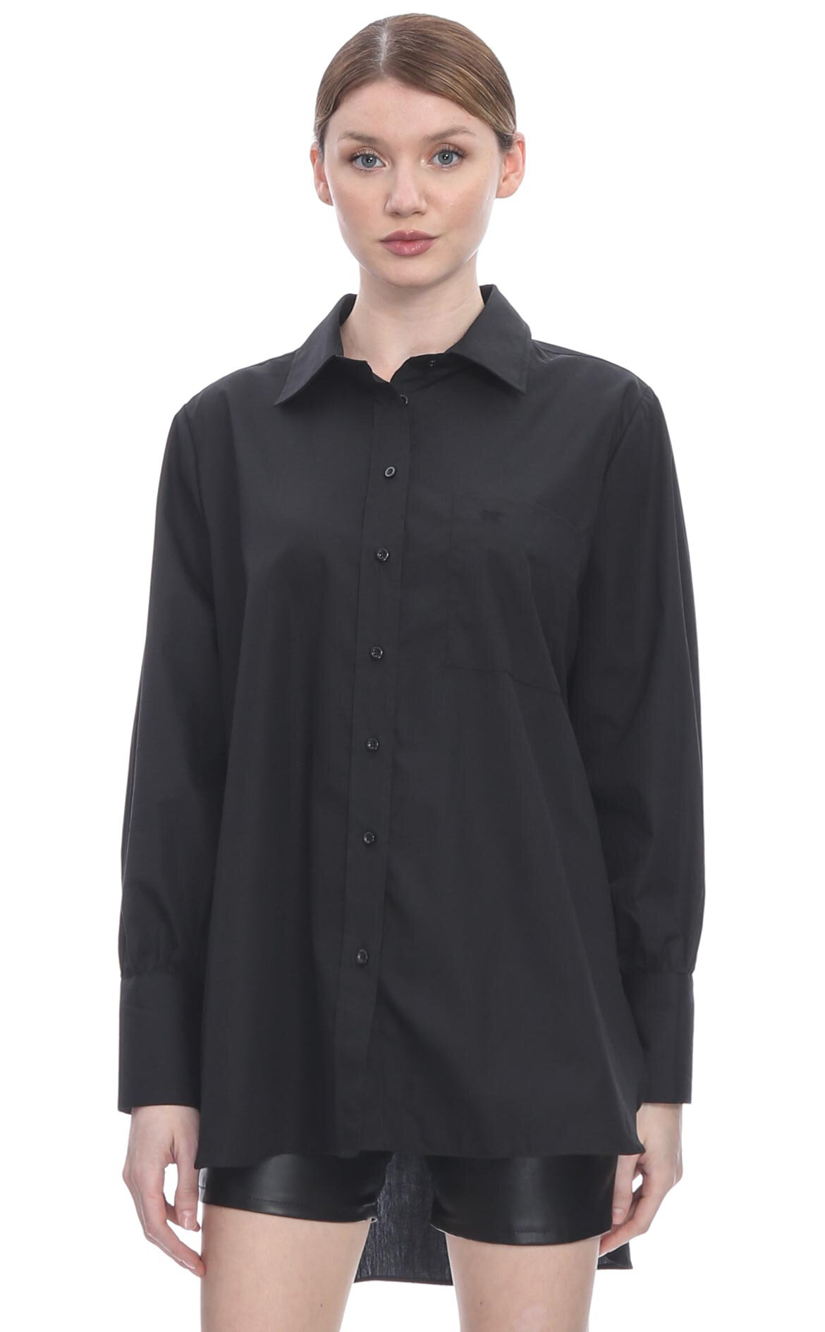 Posh&Co-Pos&Co Siyah Gömlek