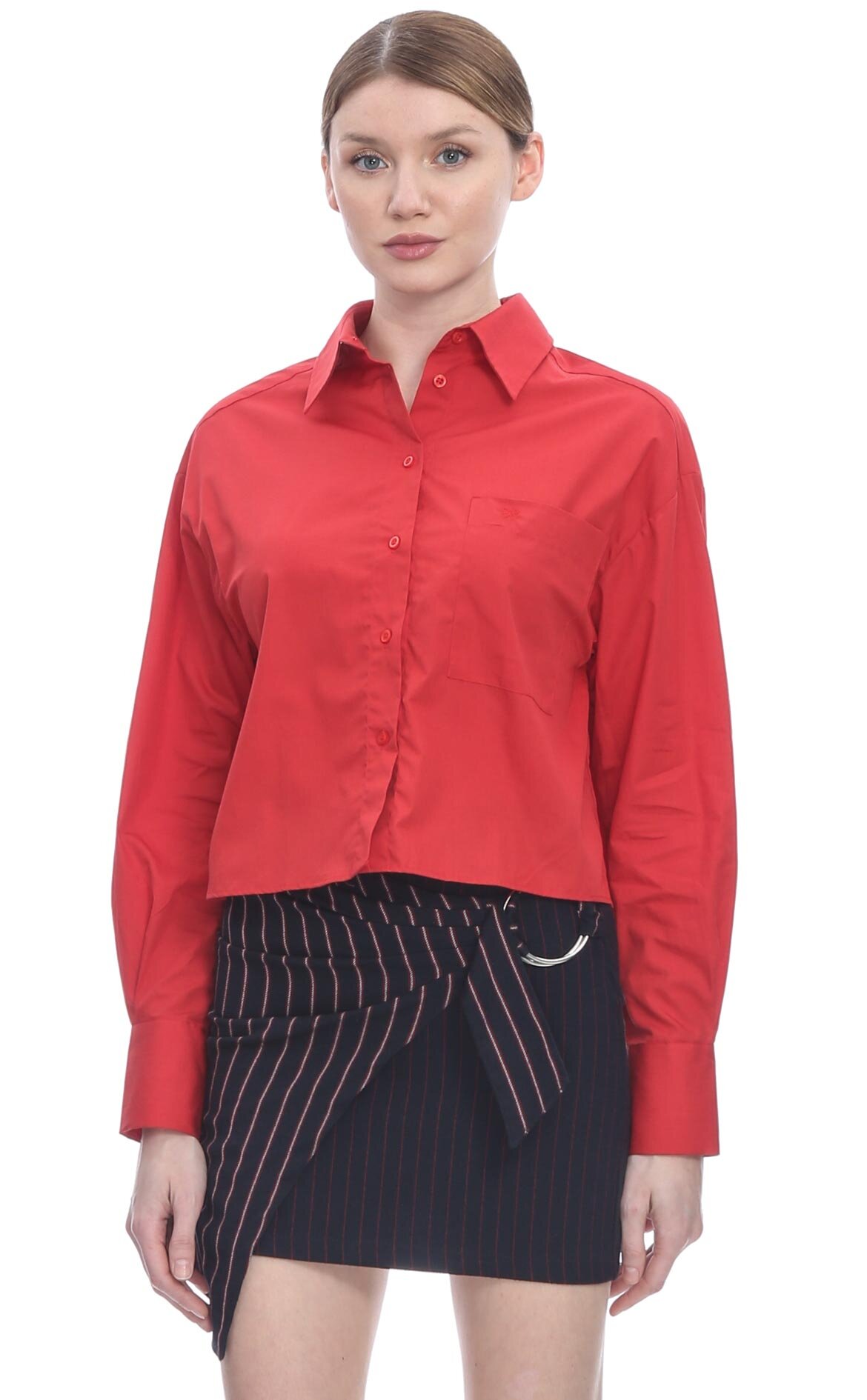 Posh&Co-Pos&Co Kırmızı Gömlek