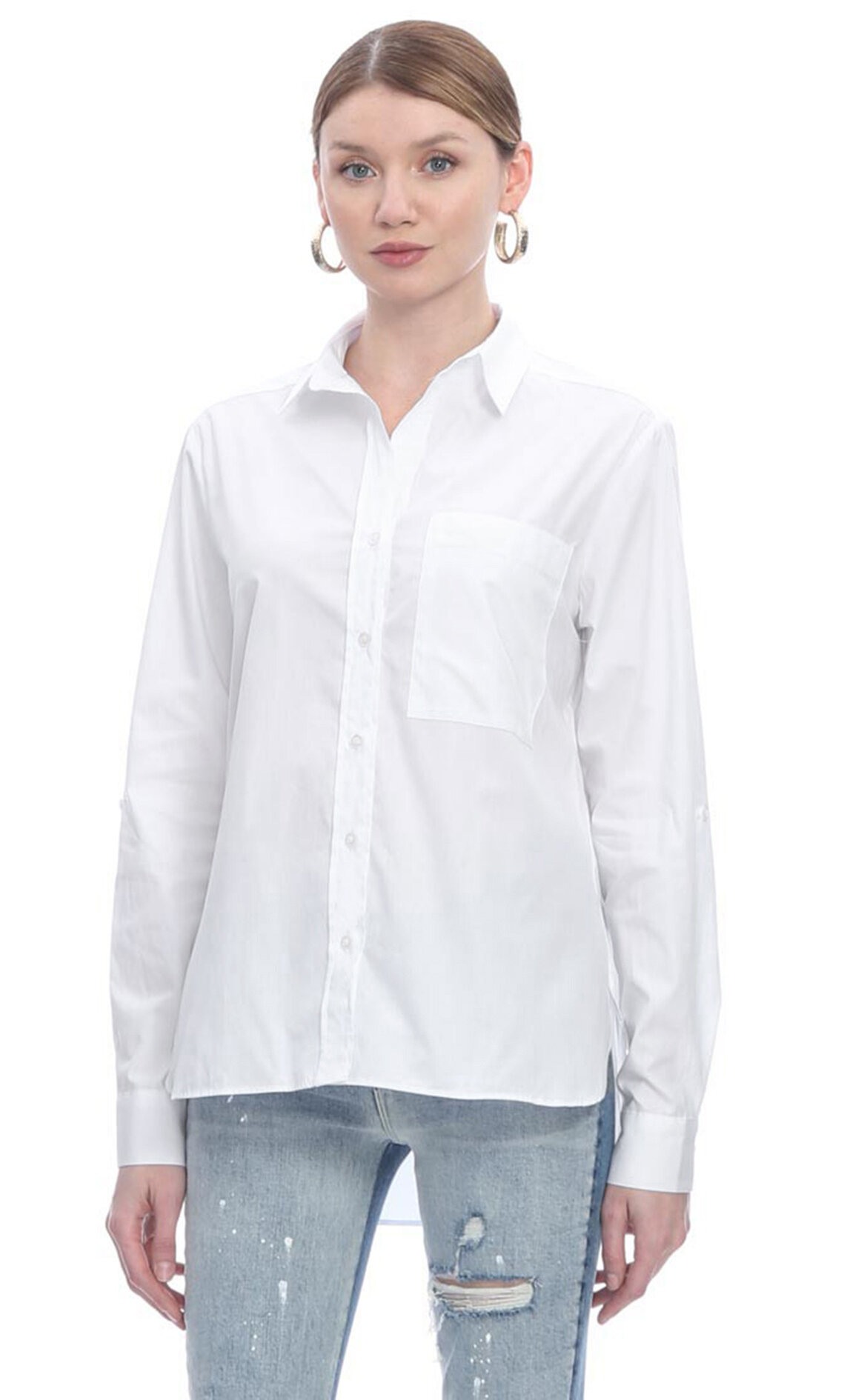 Posh&Co-Pos&Co Beyaz T-Shirt