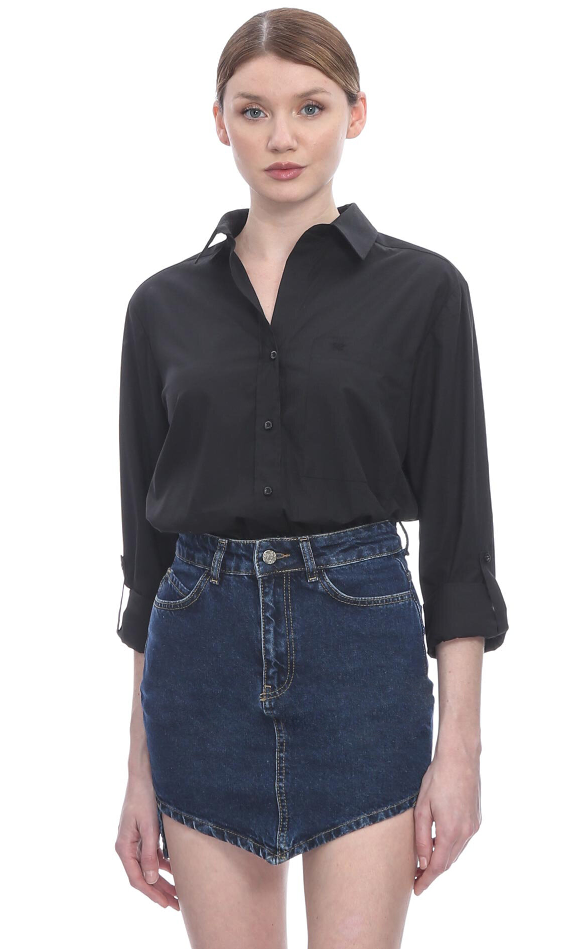 Posh&Co-Pos&Co Siyah T-Shirt