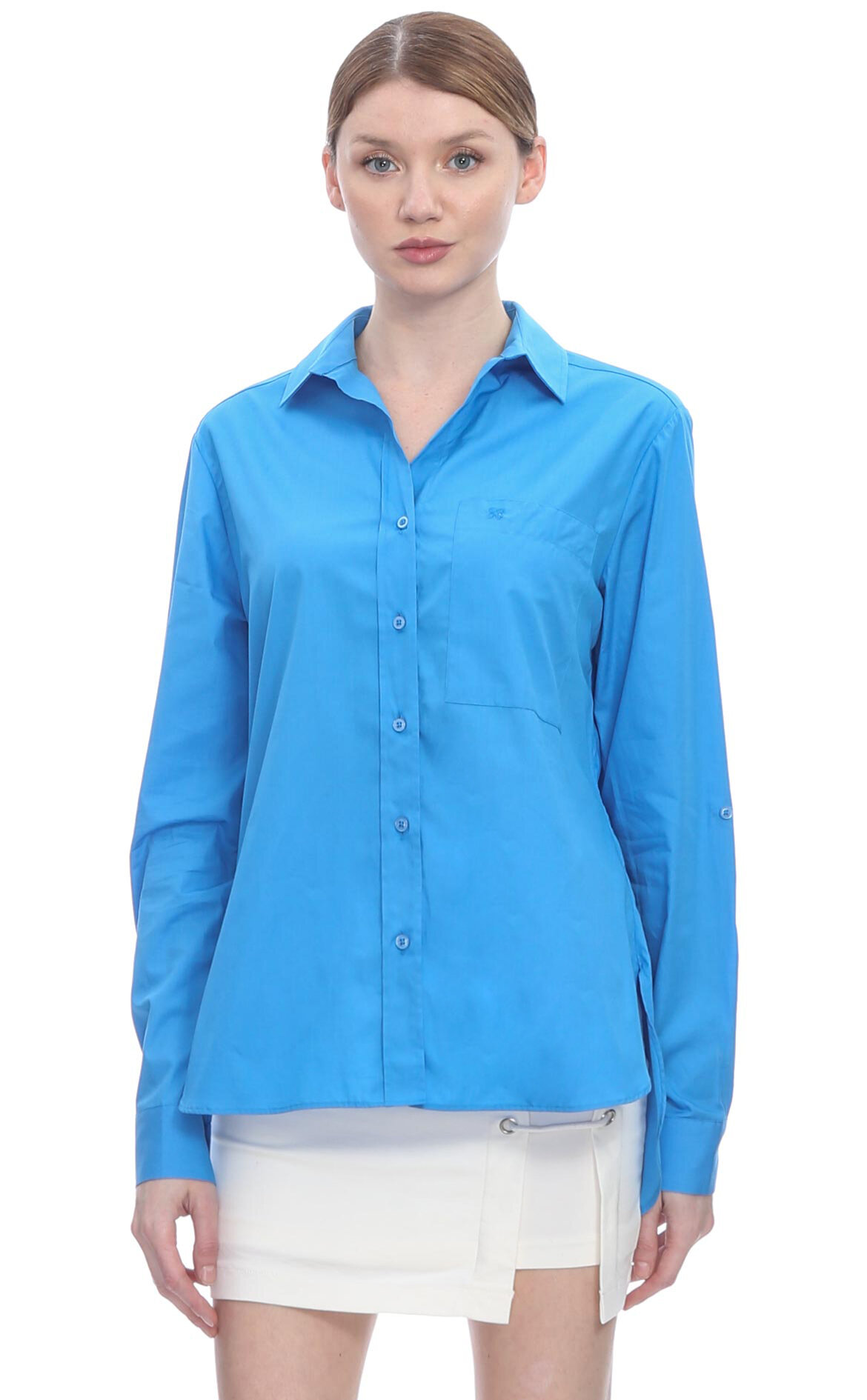 Posh&Co-Pos&Co Mavi T-Shirt