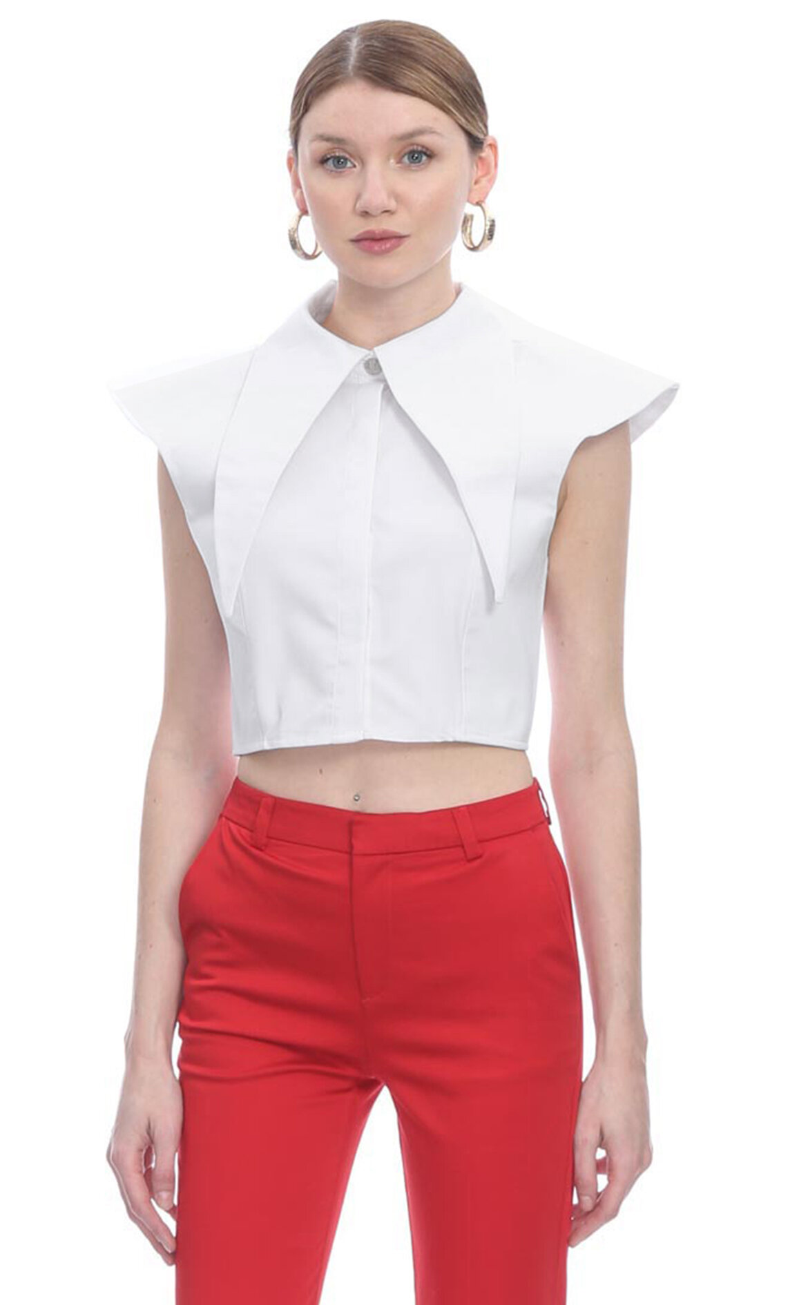 K Koncept-K Koncept Beyaz Gömlek