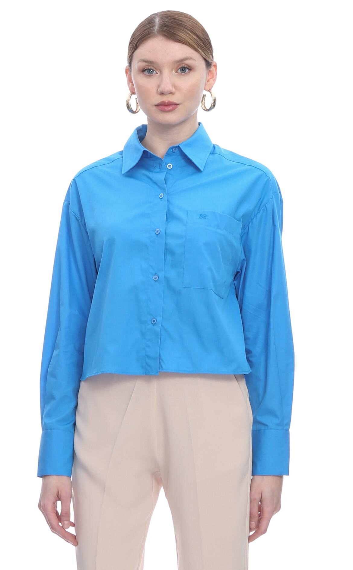 Posh&Co-Pos&Co Mavi T-Shirt