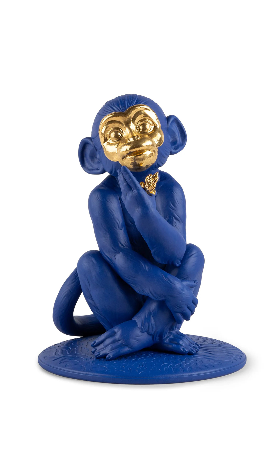 Lladro-Küçük Maymun Heykel Mavi Altın (Limited Edition 500 pcs) Lladro-Küçük Maymun Heykel Mavi Altın (Limited Edition 500 pcs)