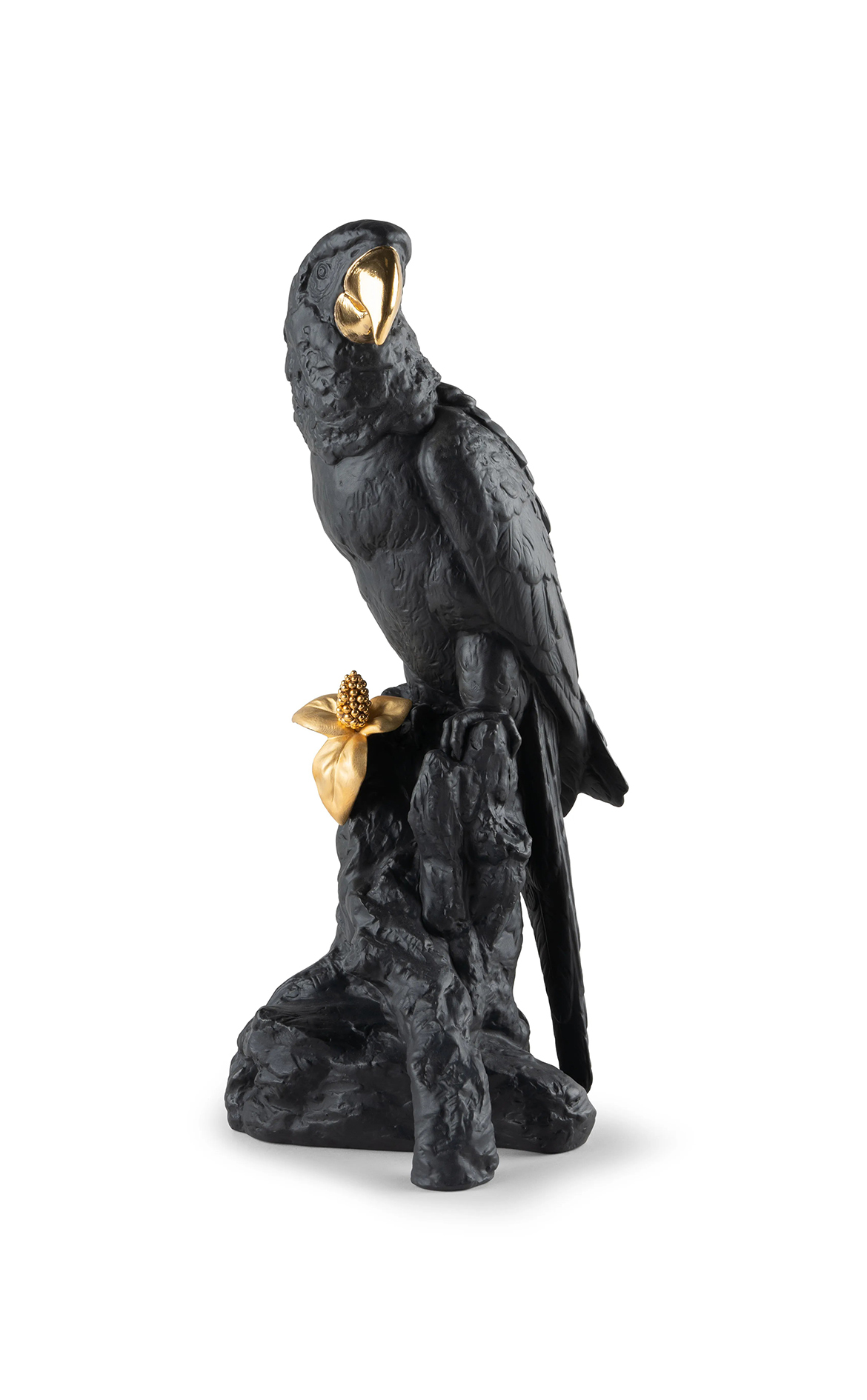 Lladro-Mavak Papağanı Siyah Altın (Limited Edition 1000 pcs) Lladro-Mavak Papağanı Siyah Altın (Limited Edition 1000 pcs)